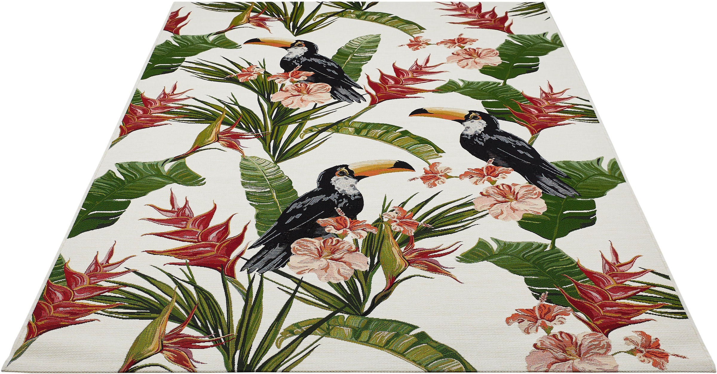 LUXOR living Teppich »Tropic«, rechteckig, 5 mm Höhe, Tropen Motiv, In ...