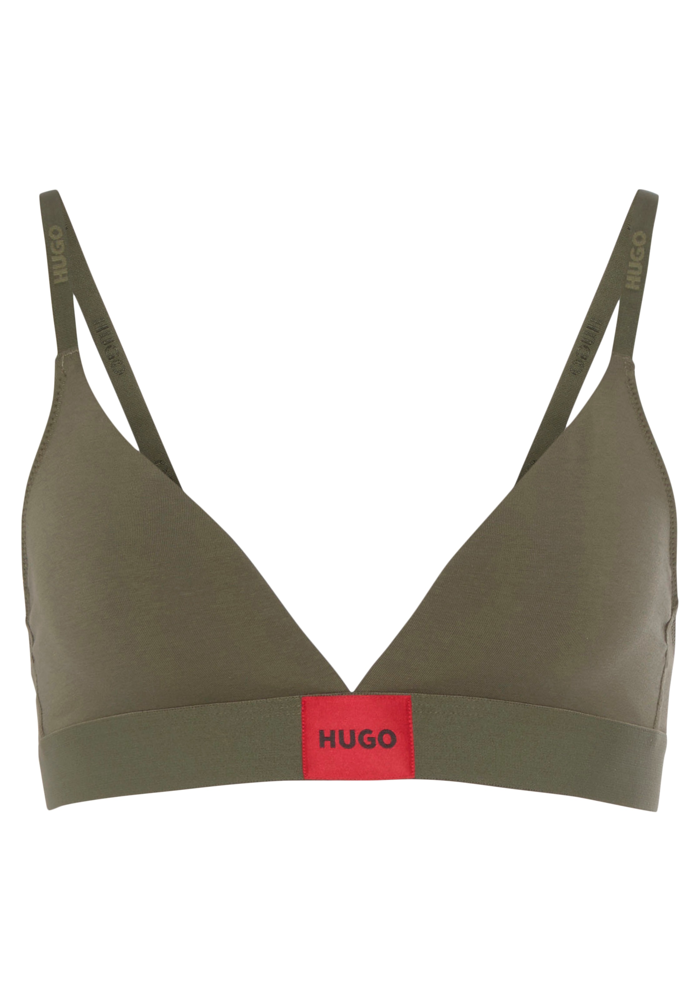 HUGO Triangel-BH »TRIANGLE RED LABEL«, mit HUGO Logo auf dem Bund ...