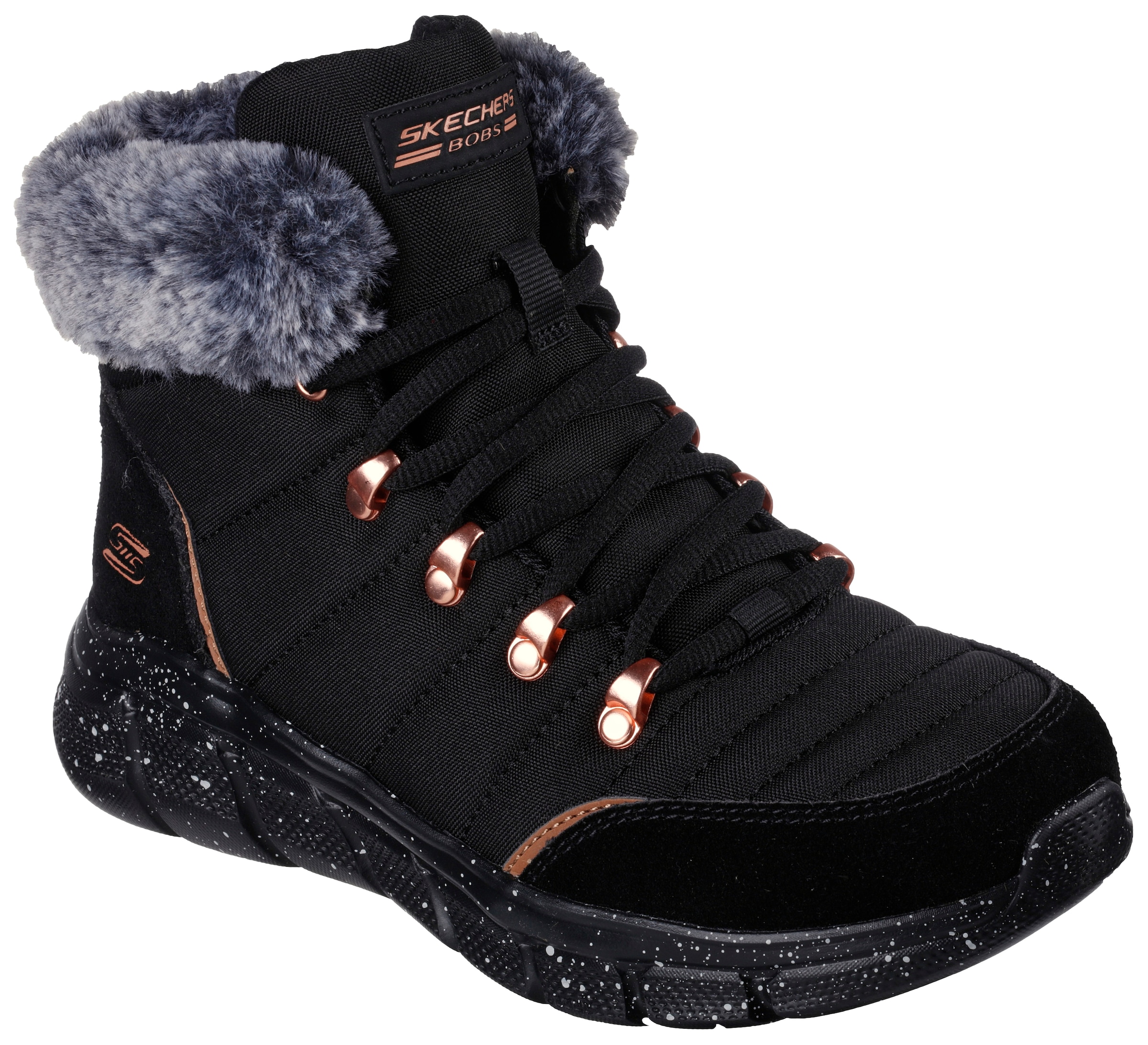 Skechers Winterboots »BOBS B FLEX -«, mit Fellimitat-Kragen bestellen ...