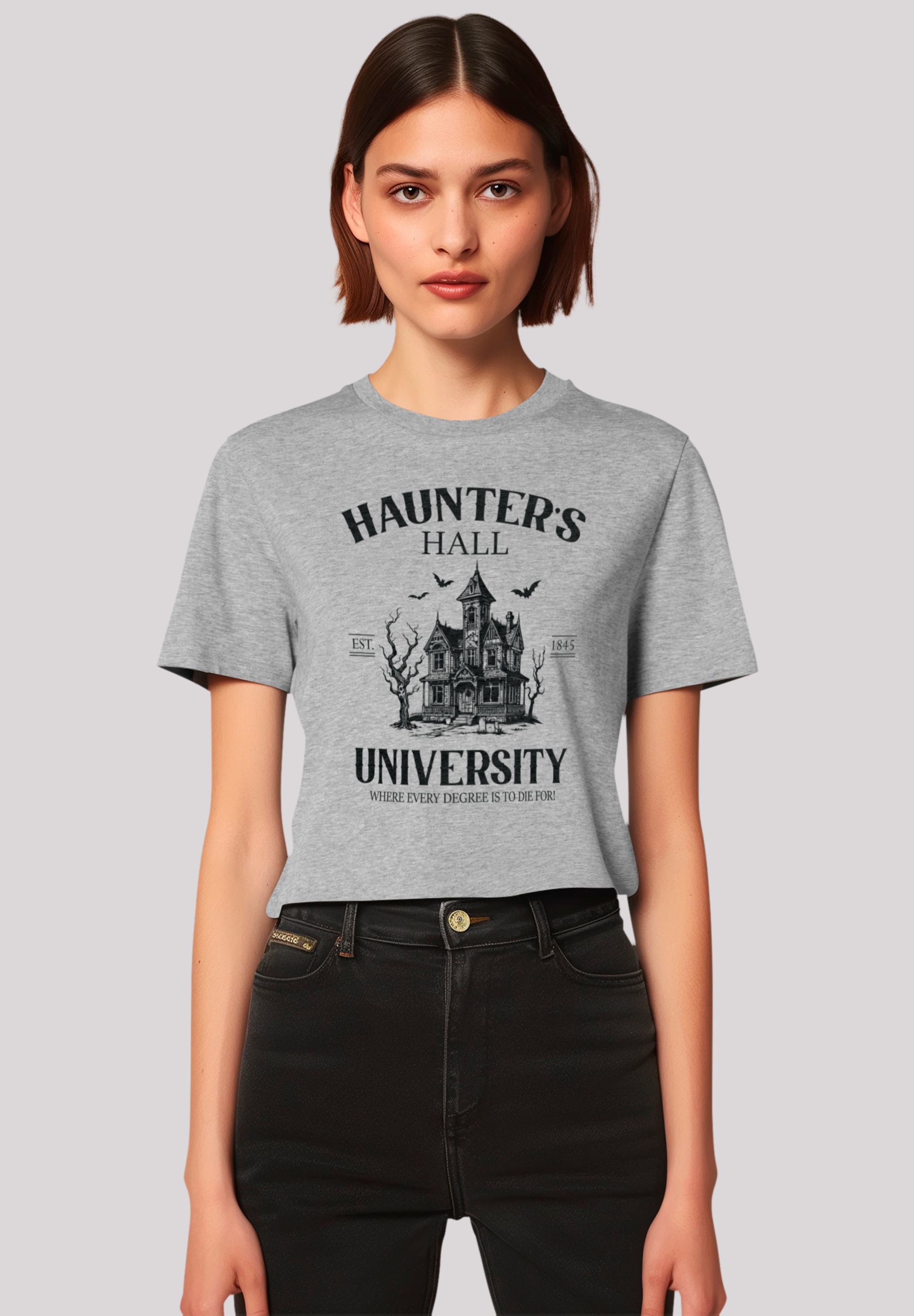 F4NT4STIC T-Shirt »Halloween University Haunters hall«, Premium ...