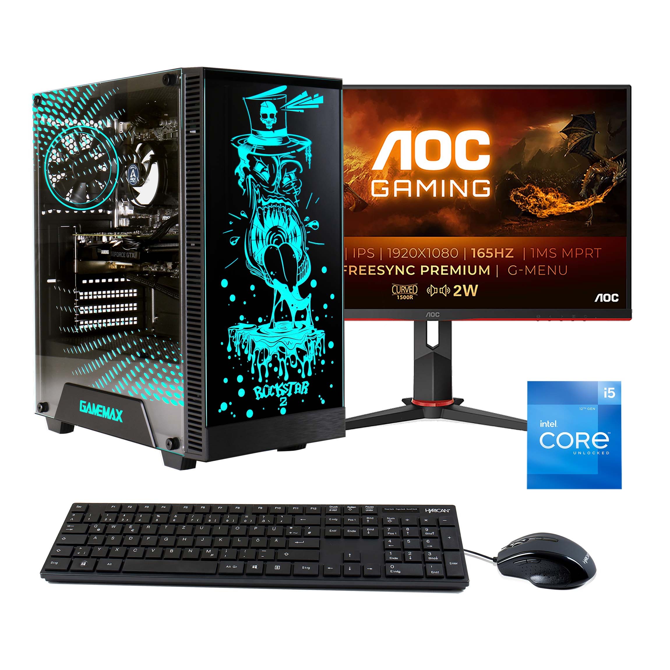 Hyrican Gaming-PC-Komplettsystem »Rockstar SET02313«, Windows 11 ...