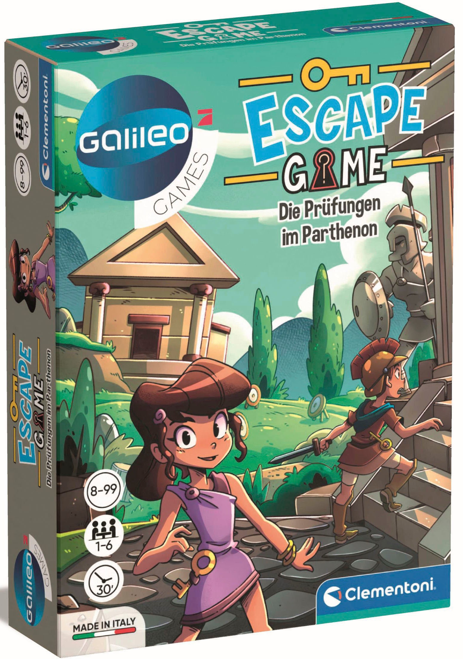 Clementoni® Spiel »Galileo, Escape Game Die Prüfungen im Parthenon« | BAUR