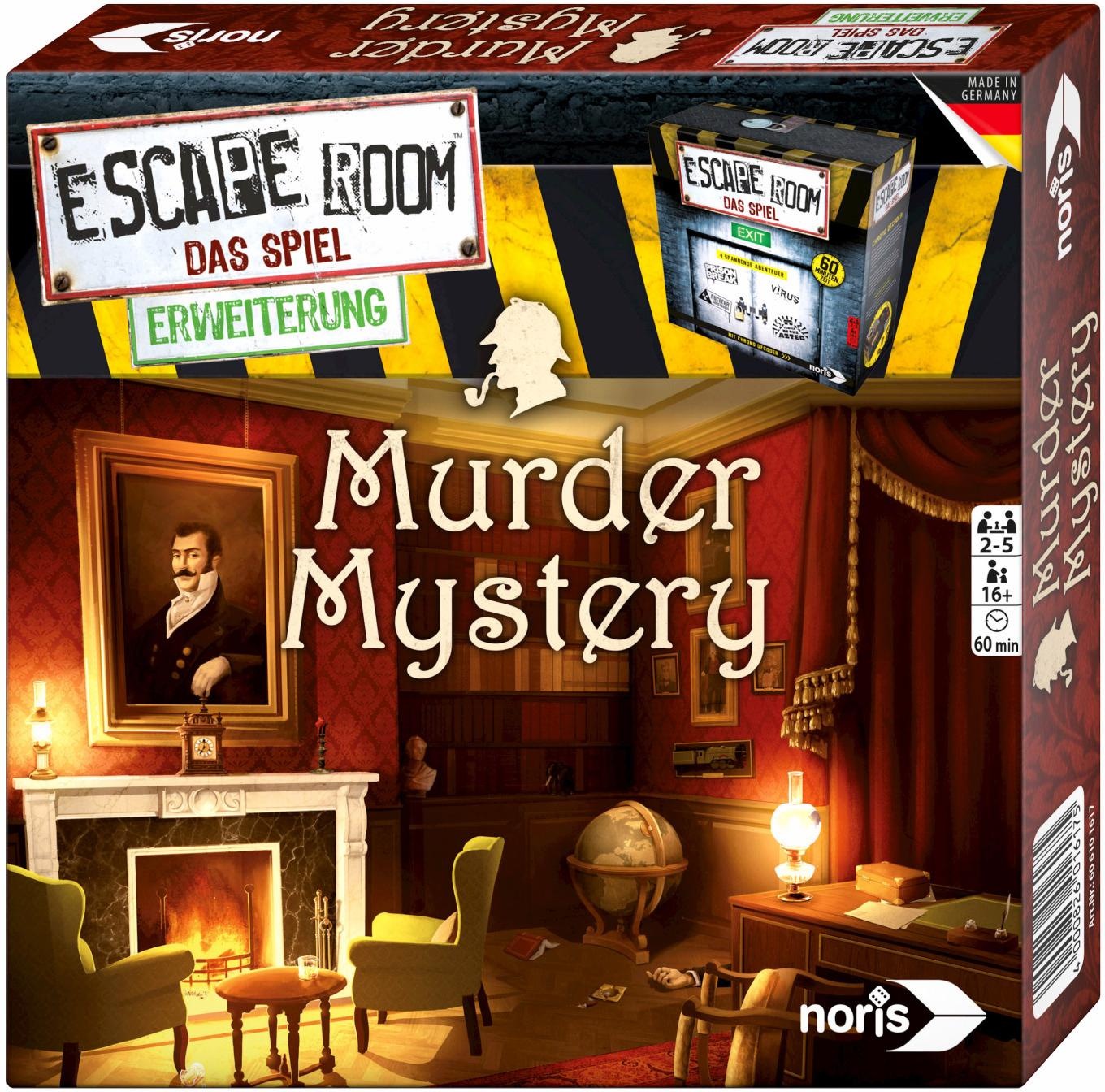 Noris Spiel »Erweiterungsspiel, Escape Room: Murder Mystery«, Made in ...