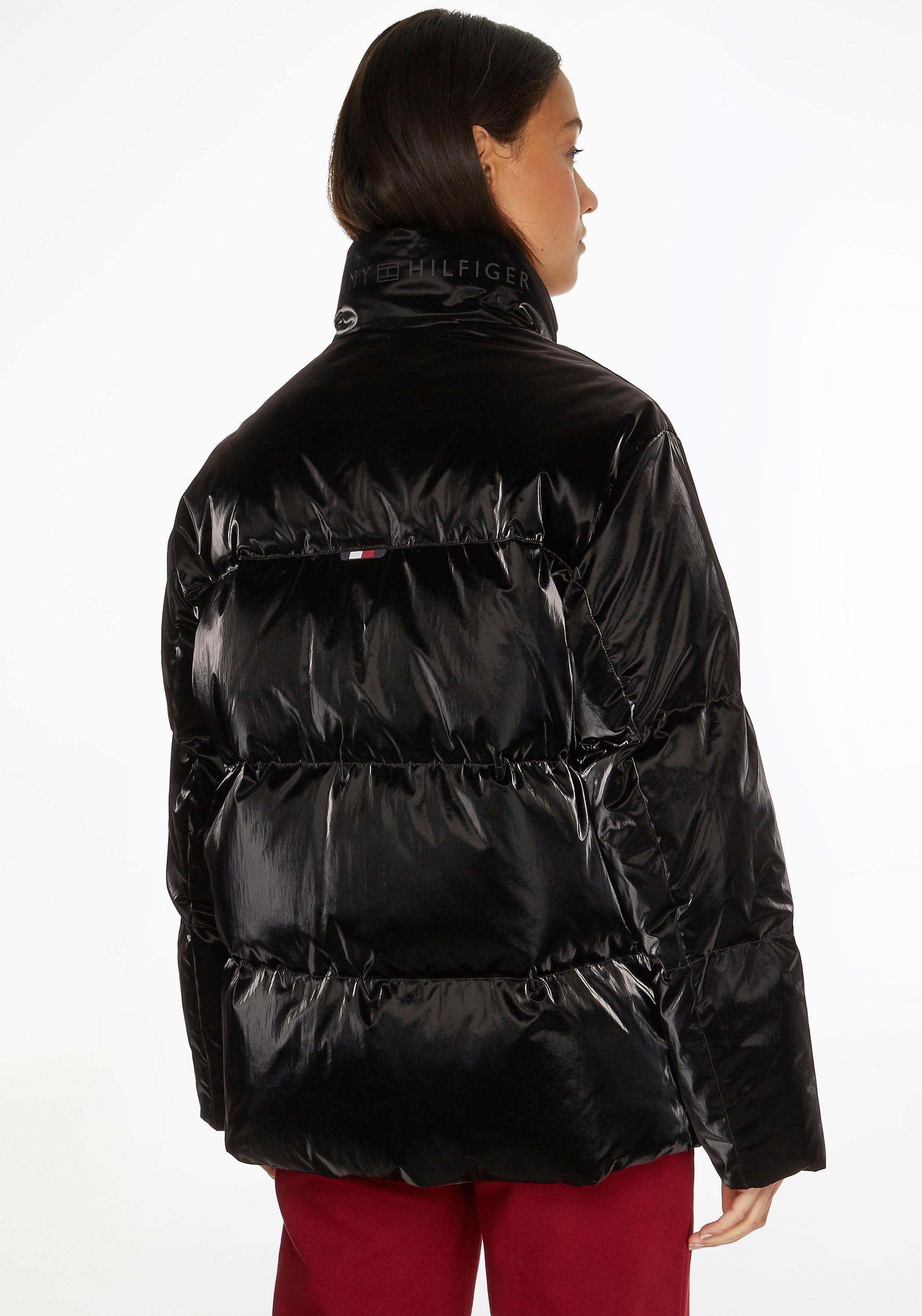 Tommy Hilfiger Steppjacke METALLIC DOWN PUFFER JKT mit Stehkragen fur bestellen BAUR