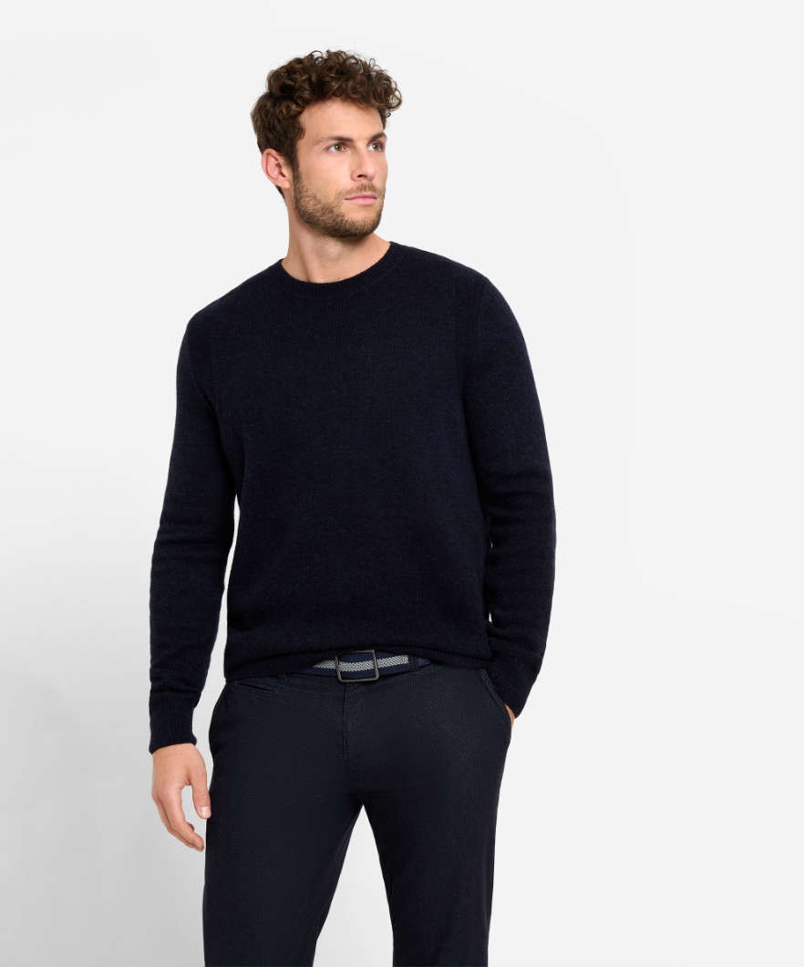 Brax Rundhalspullover »Style RICK« für | BAUR