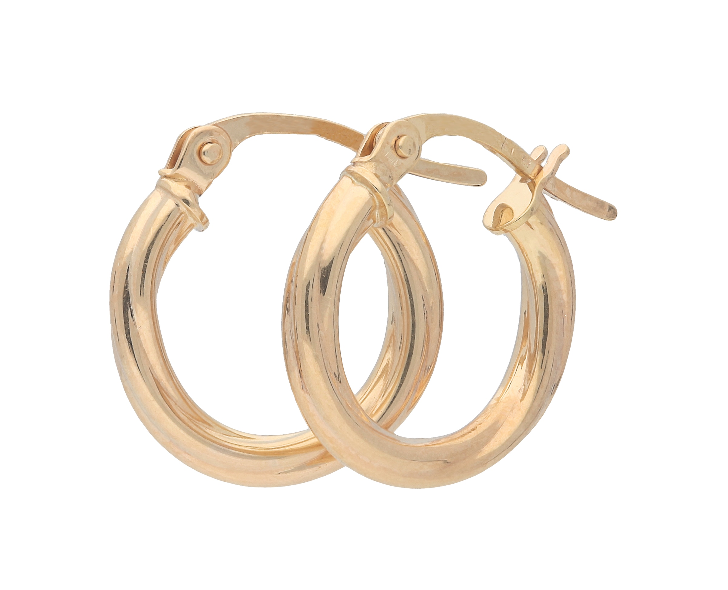 Vivance Paar Creolen »Gelbgold« bestellen | BAUR