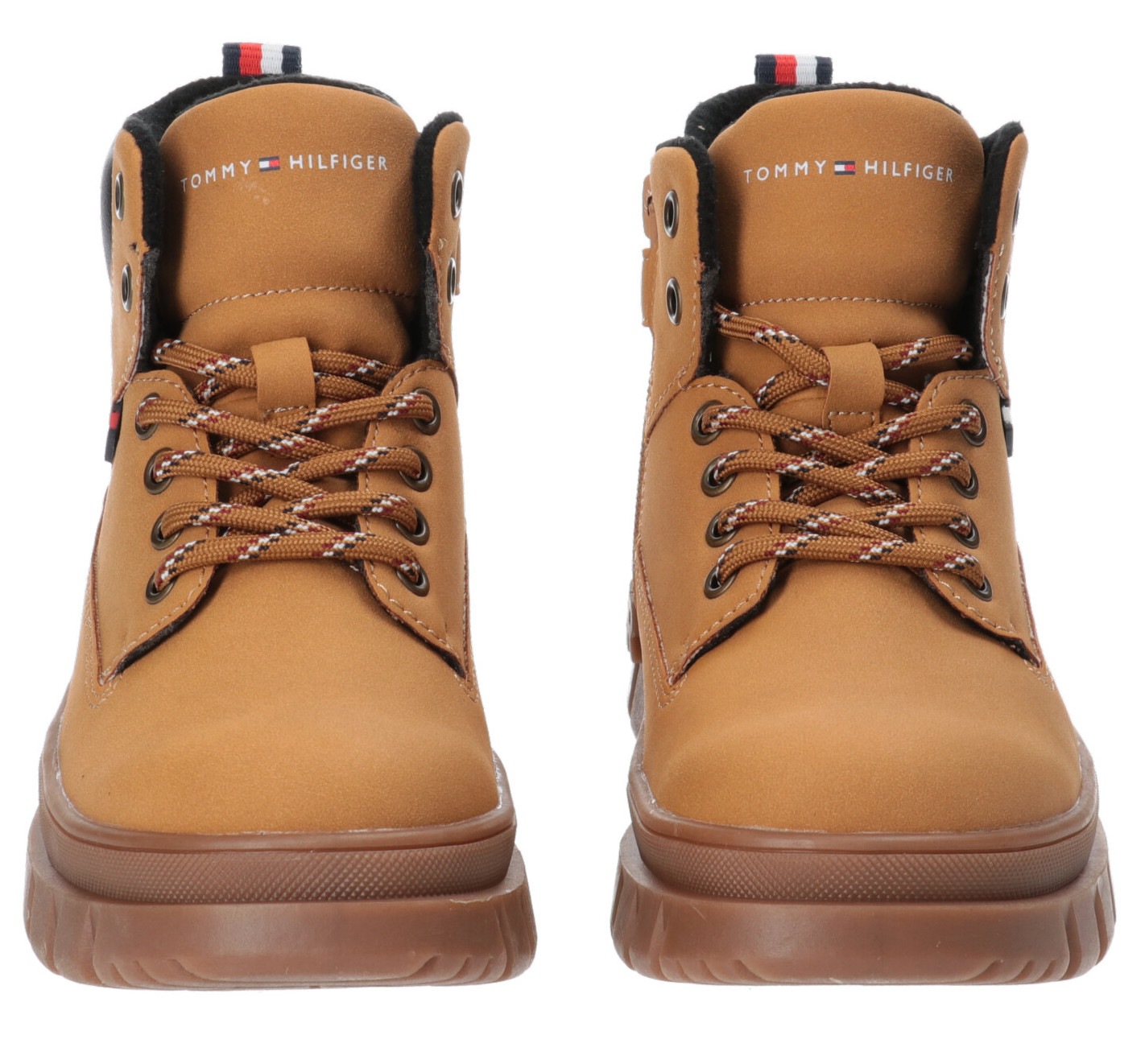 Tommy Hilfiger Schnurboots Winterstiefel Schnurstiefel Boots mit dicker Profil Laufsohle fur BAUR
