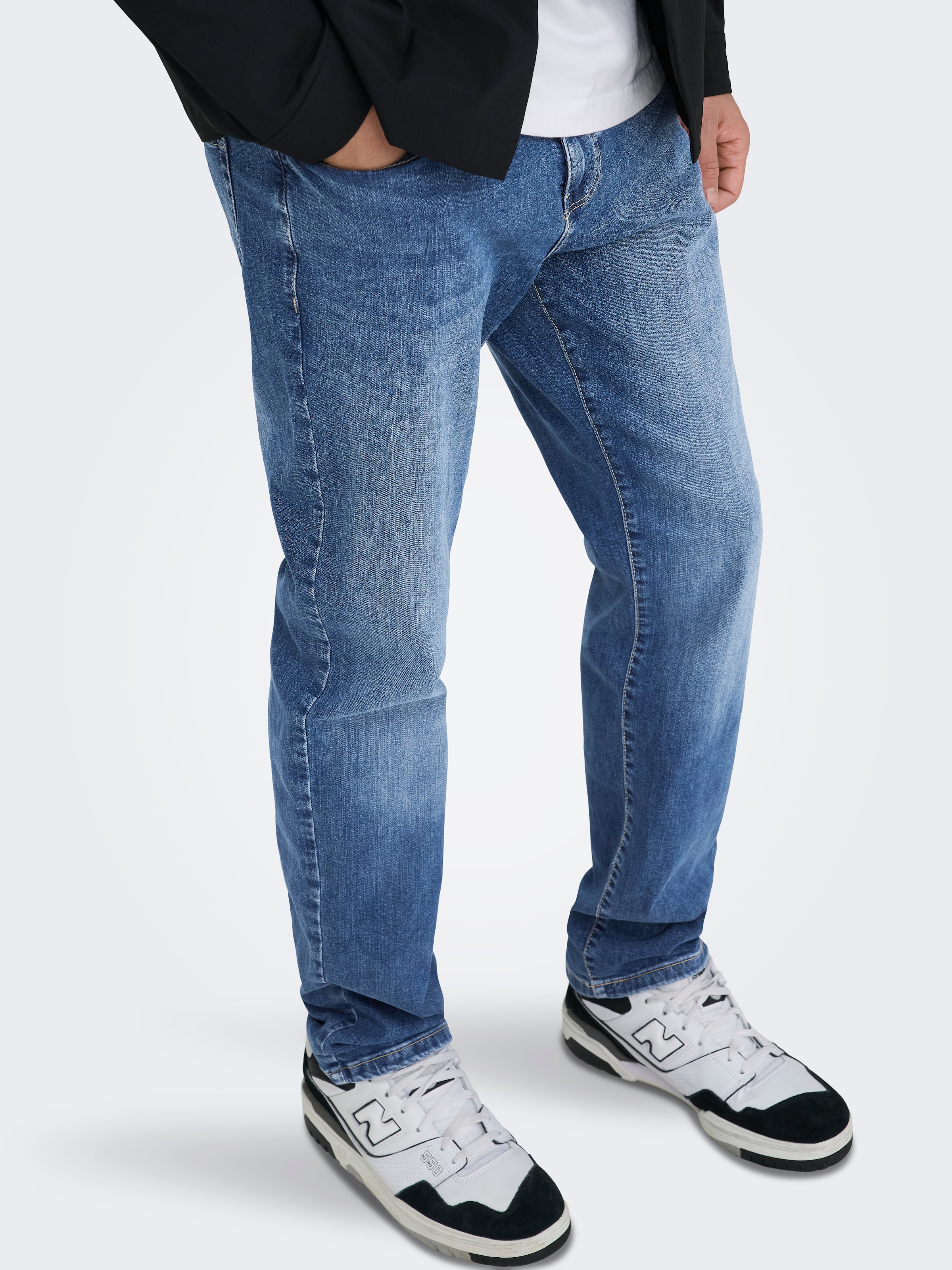ONLY & SONS Regular-fit-Jeans »ONSWEFT REG. MB 6755 MAT DNM NOOS ...