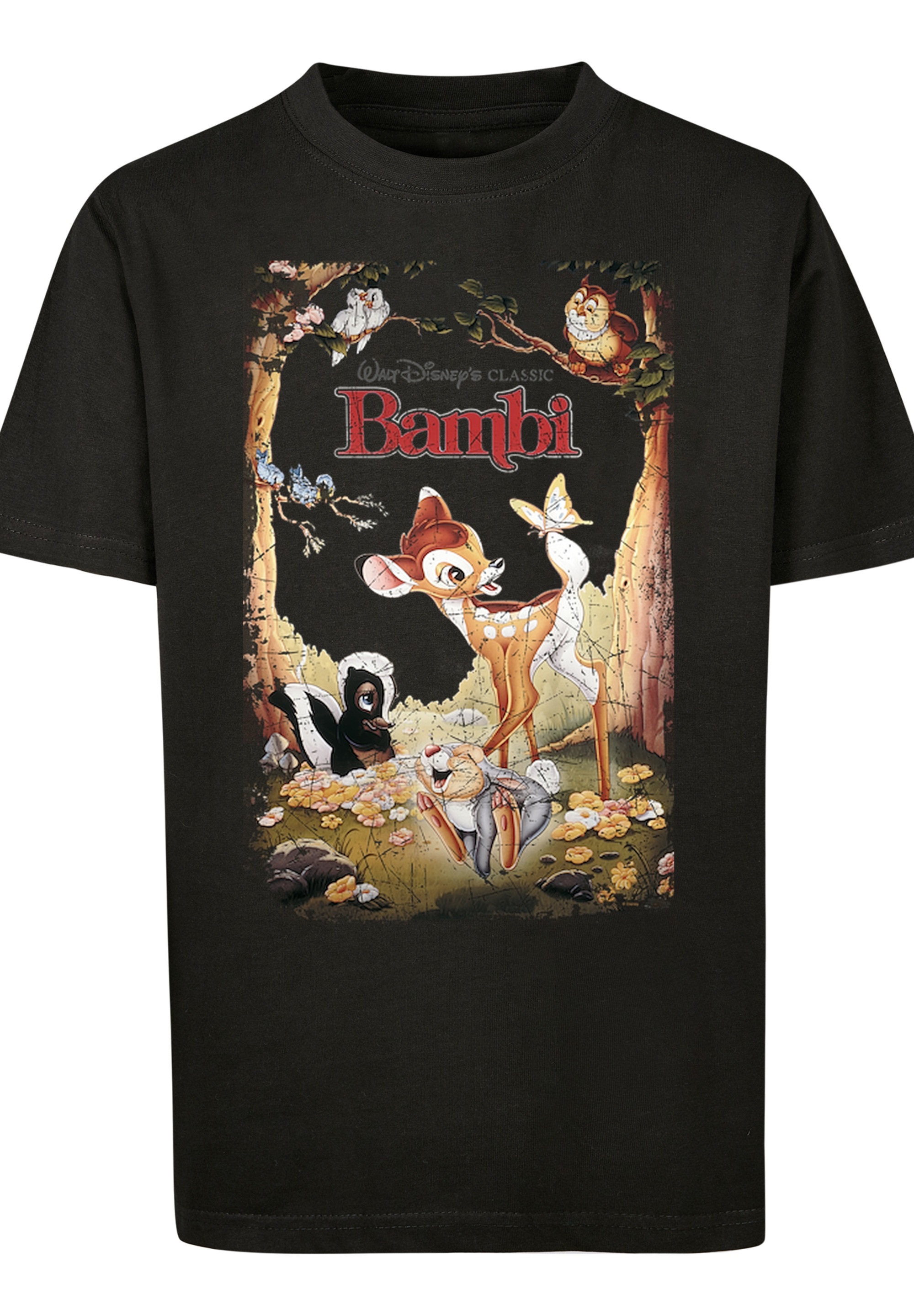 Black Friday F4NT4STIC T-Shirt »Disney Bambi Retro Poster«, Unisex ...