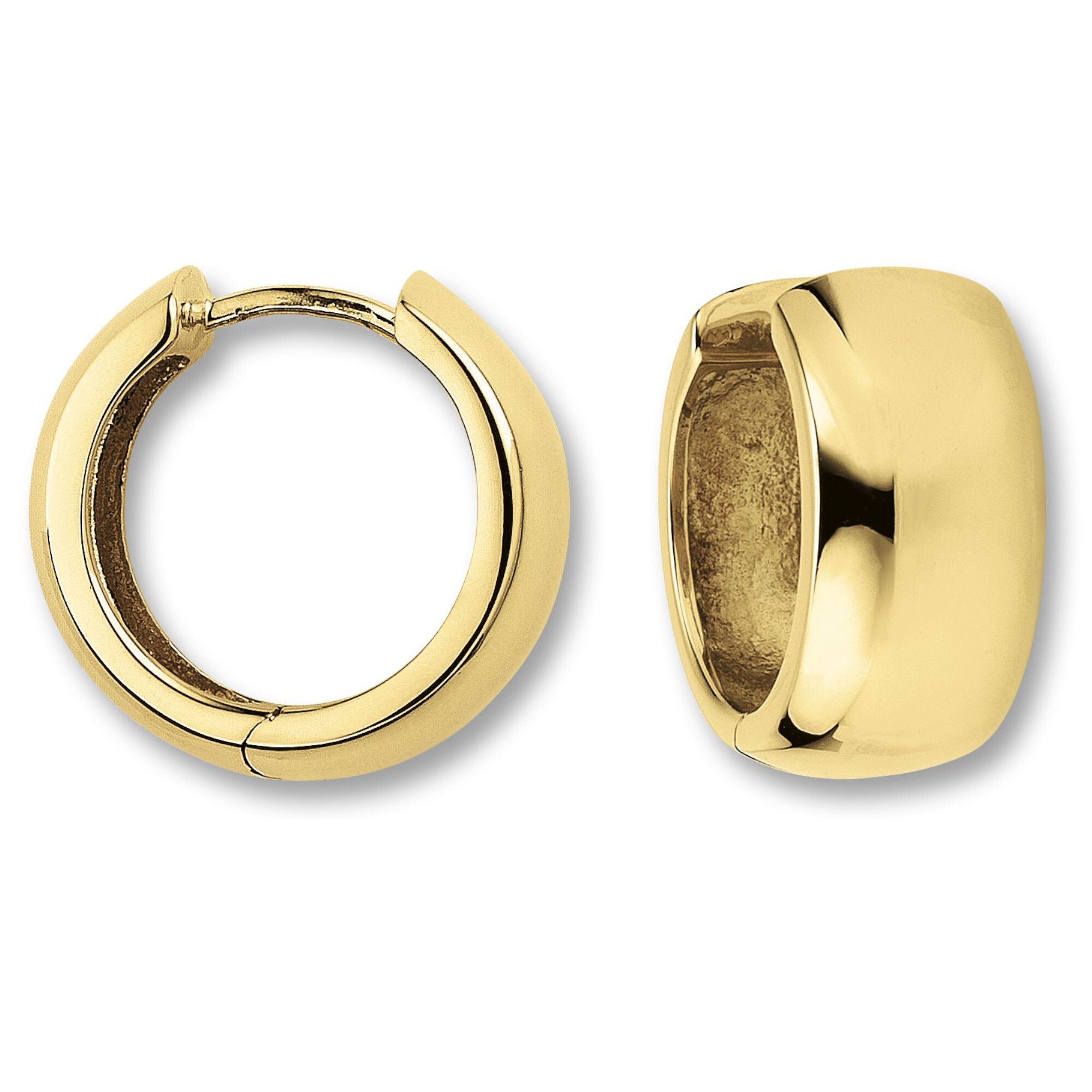 ONE ELEMENT Paar Creolen »Ohrringe Creolen aus 333 Gelbgold Ø 15,5 x 7,0 mm«, Damen Gold Schmuck ...