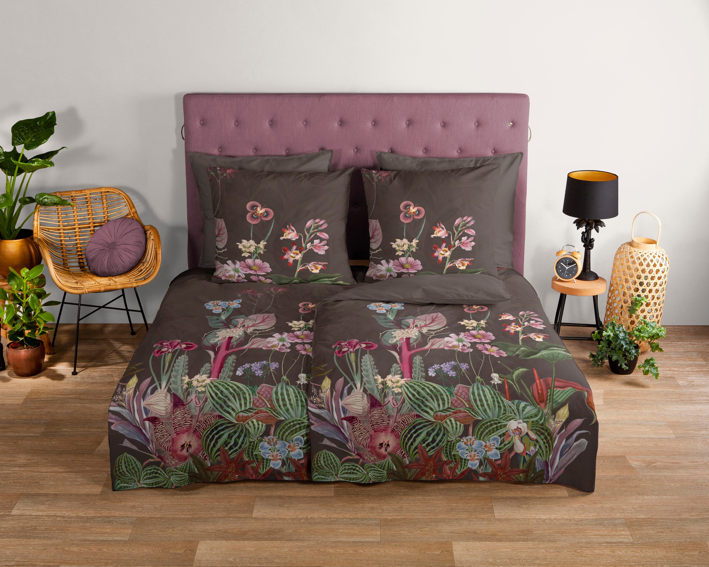 good morning Wendebettwäsche »Phoebe«, (3 tlg.), 100% Baumwolle | BAUR