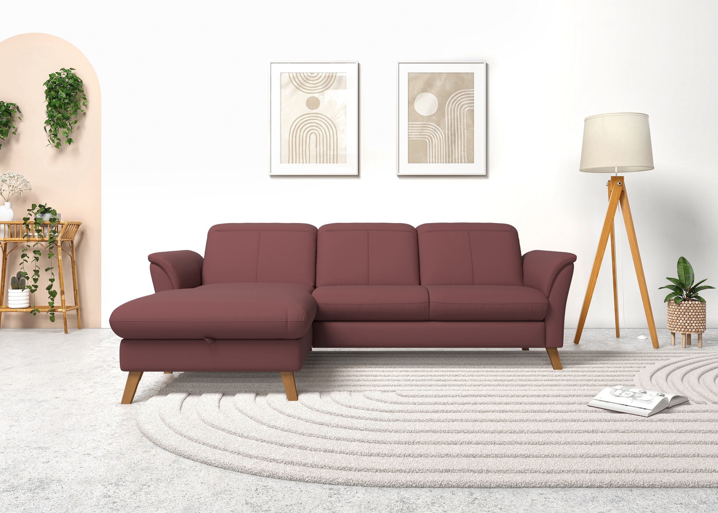 Preisvergleich für sit&more Ecksofa Romero L-Form wahlweise mit oder ...