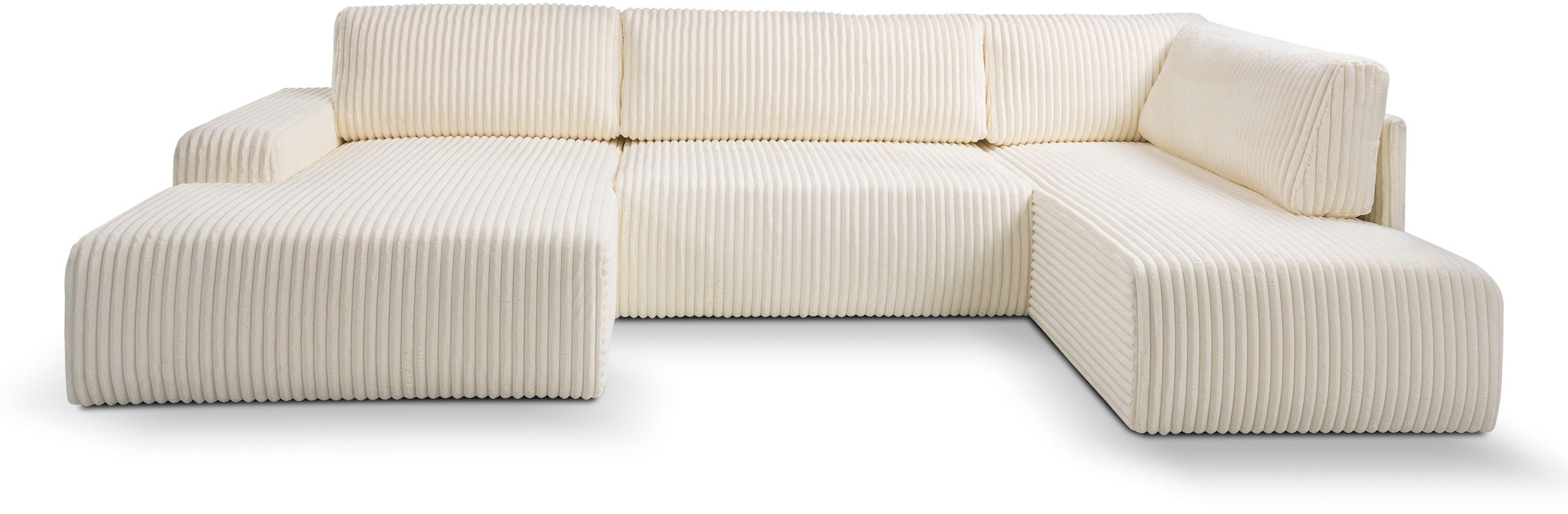 WERK2 Wohnlandschaft »Hugo-U U-Form«, Design Wohnlandschaft in Cord mit ...