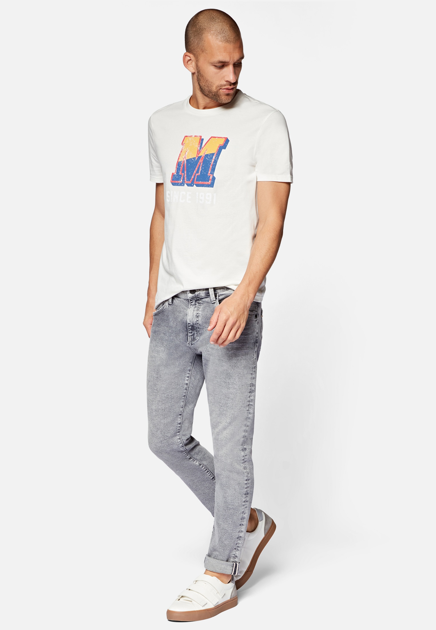 Mavi Rundhalsshirt »M PRINTED TEE«, Printshirt für | BAUR