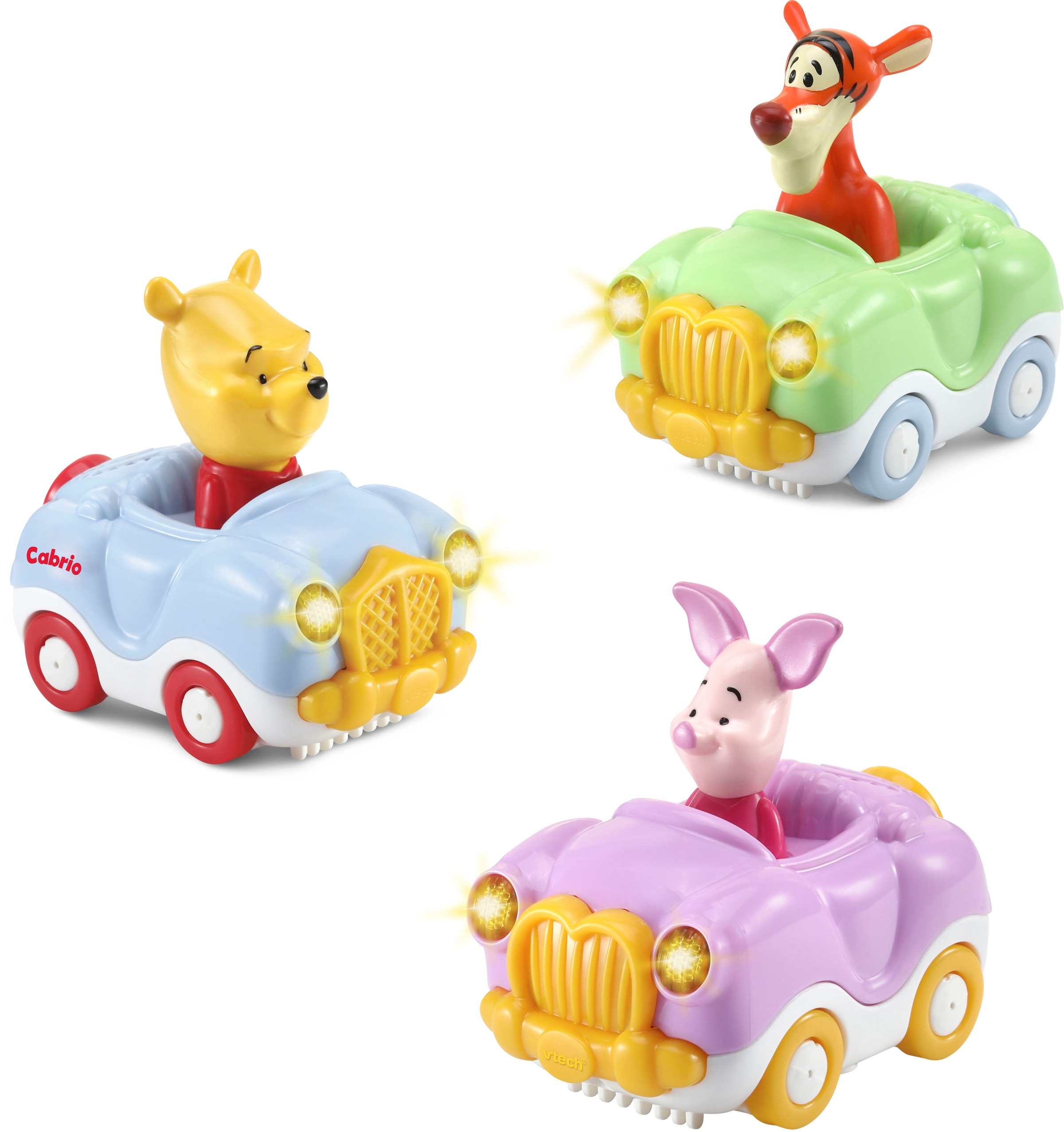 Vtech® Spielzeug-Auto »Tut Tut Baby Flitzer, 3er-Set Winnie Puuh ...