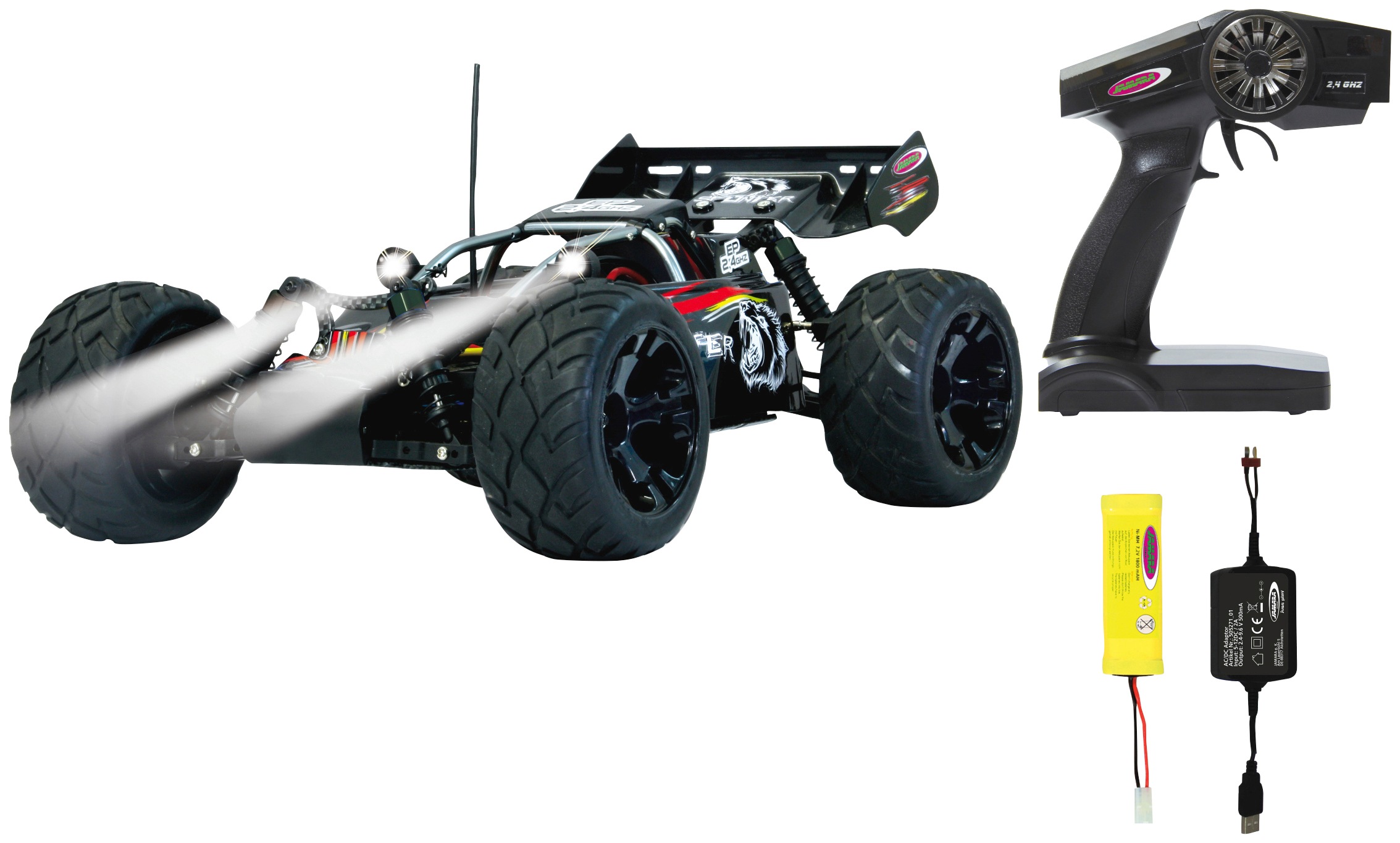 Jamara RC-Monstertruck »Splinter Desertbuggy 4WD«, 1:10, 2,4 GHz, mit ...