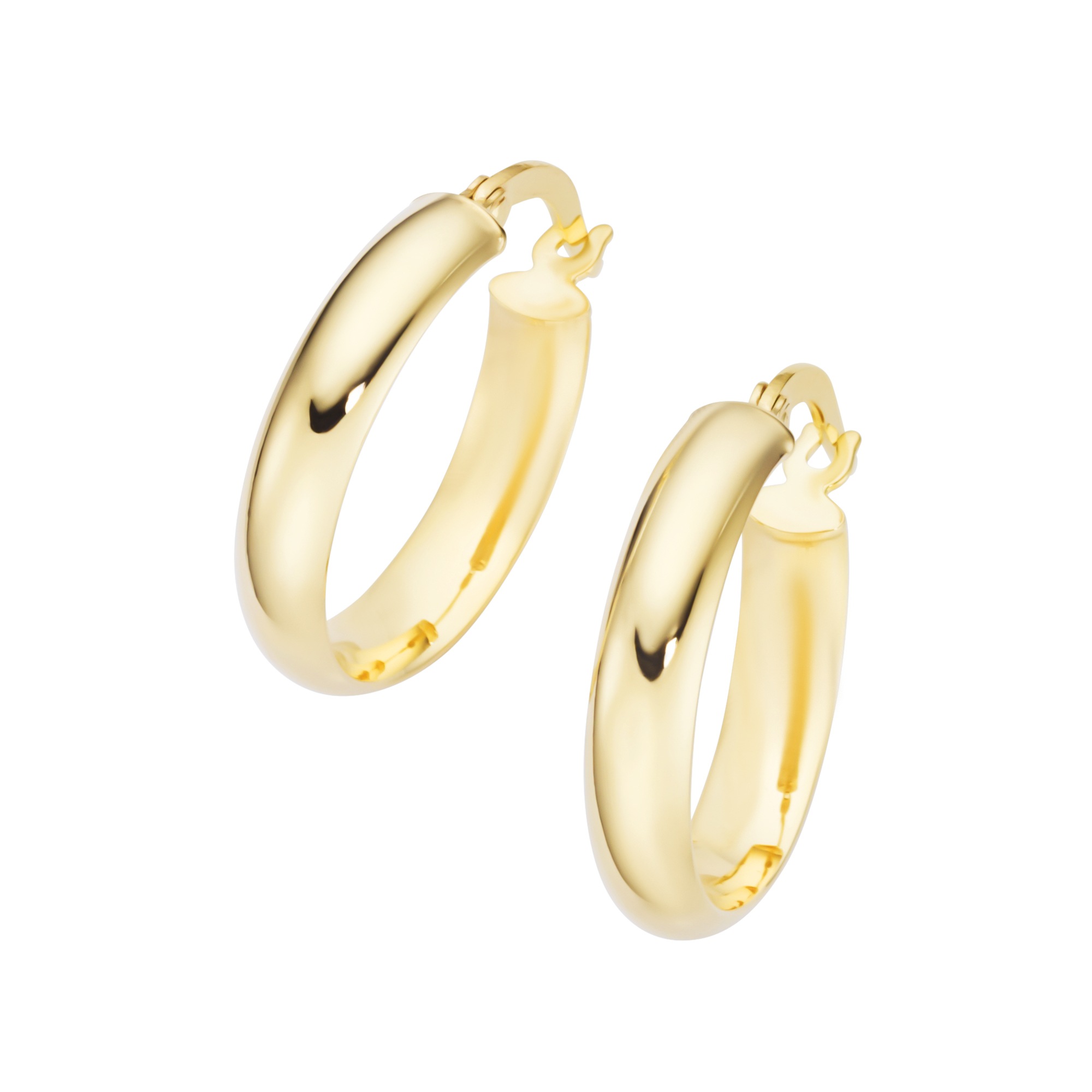 Luigi Merano Paar Creolen »hochglänzend, Gold 375« für kaufen | BAUR