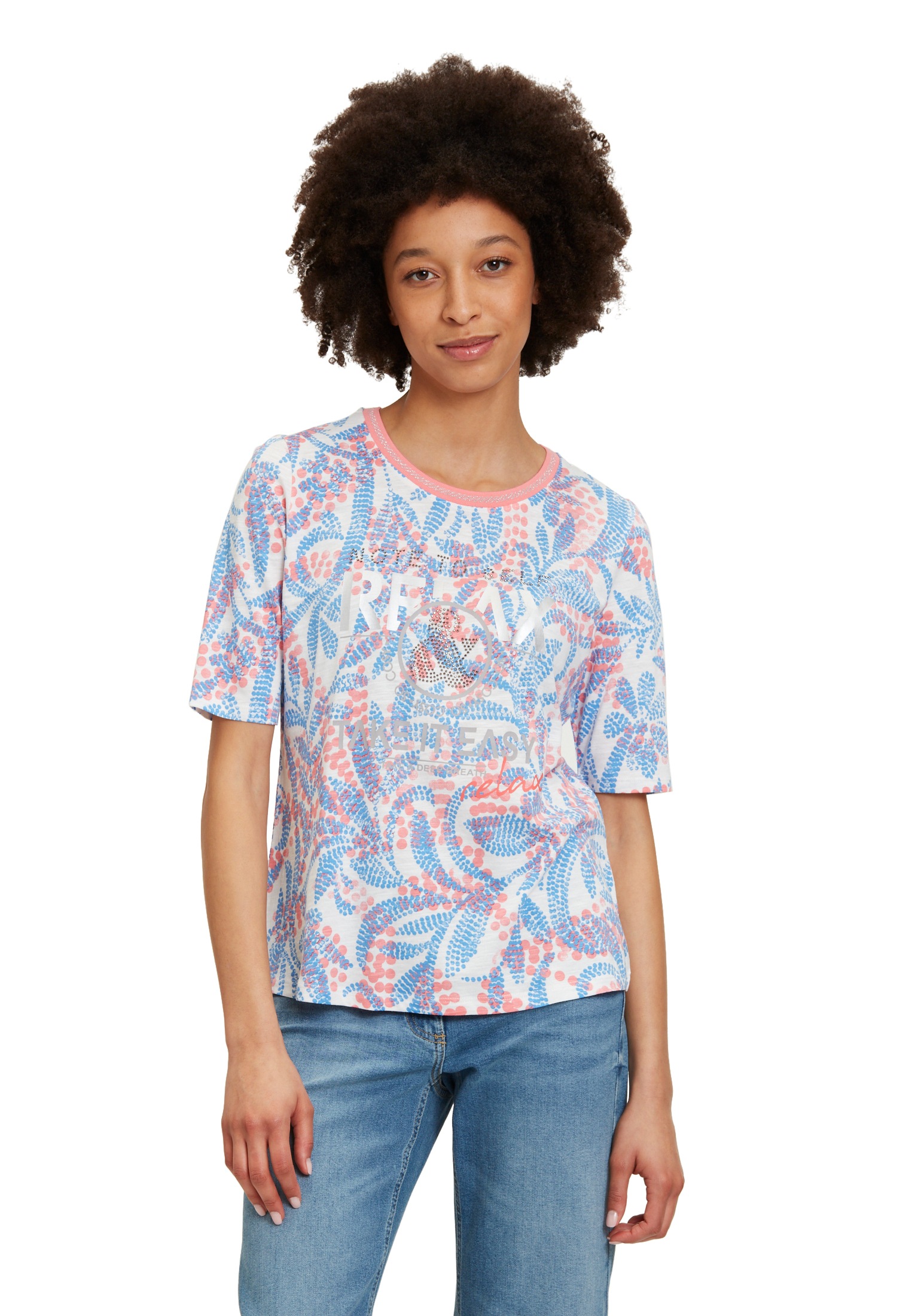 Betty Barclay Kurzarmshirt »Betty Barclay Printshirt mit Placement ...