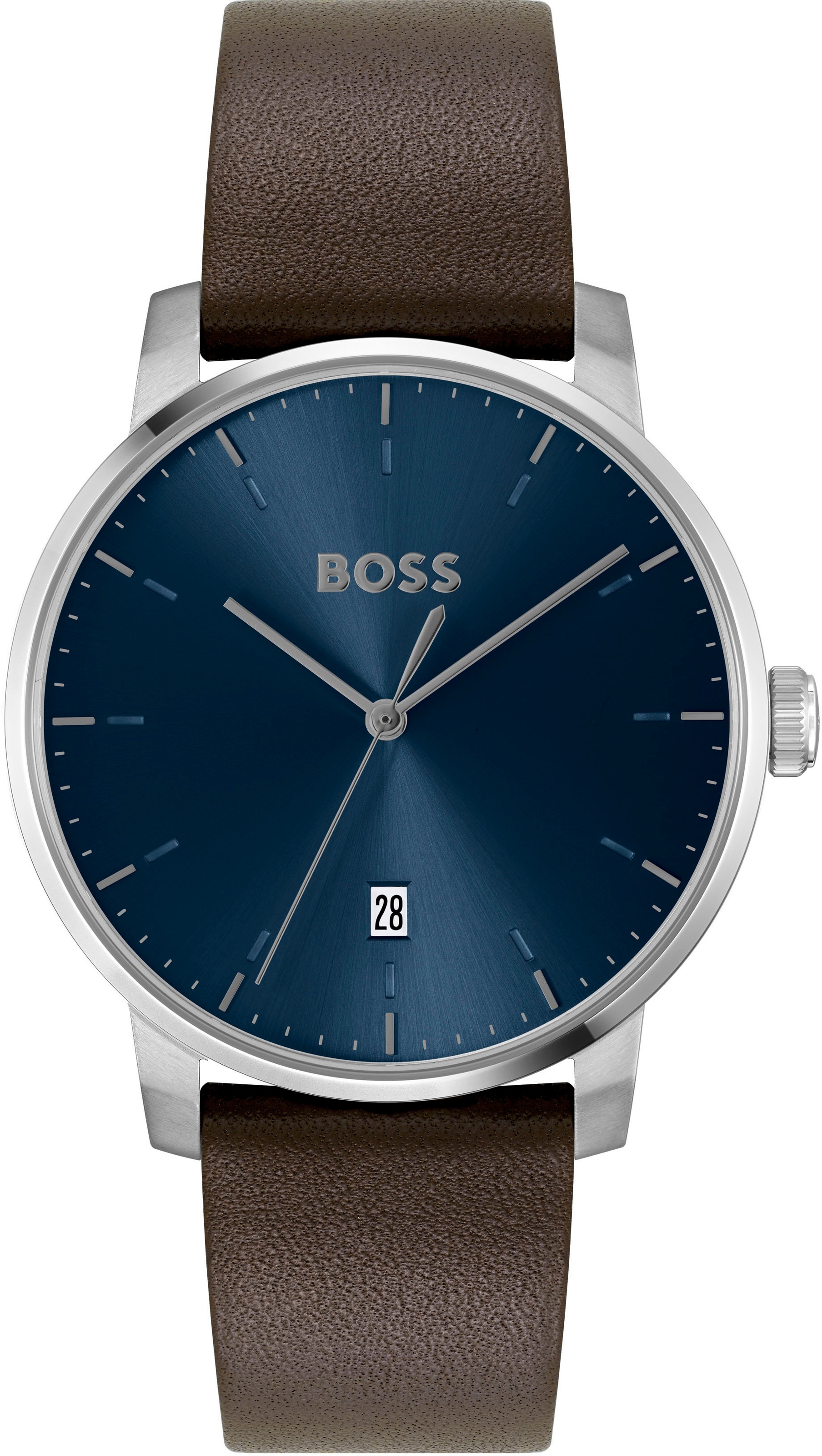 BOSS Quarzuhr »DEAN«, Herrenuhr, Damenuhr, Armbanduhr, Datum ...