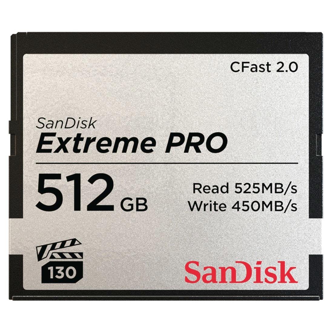 Sandisk Speicherkarte »CFast Extreme Pro 2.0«, (525 MB/s Lesegeschwindigkeit) | BAUR