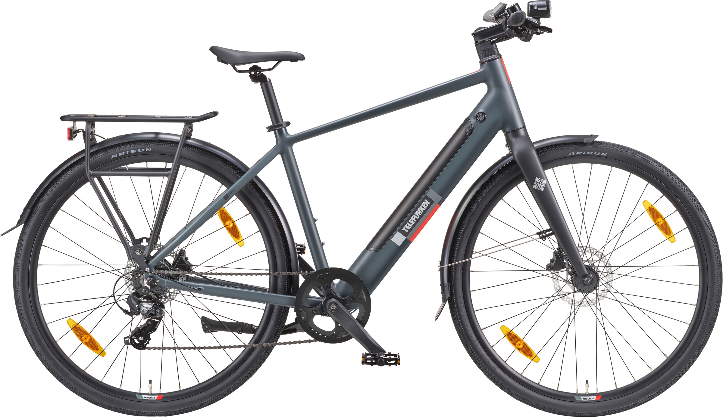 Telefunken E-Bike »UH210 Herren«, 7 Gang, Shimano, Heckmotor 250 W, Pedelec, Elektrofahrrad für ...