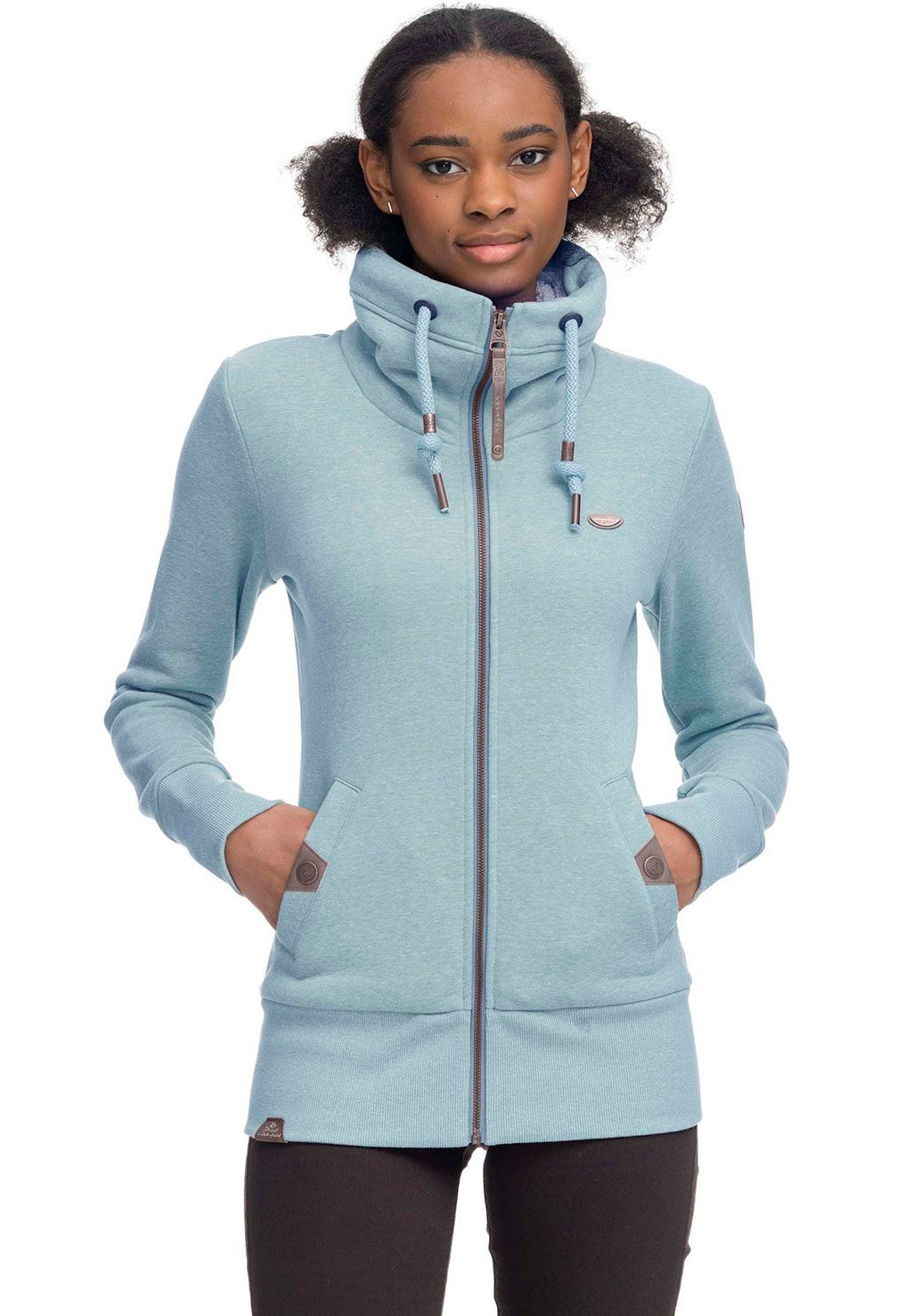 Ragwear Sweatjacke »RYLIE ZIP«, mit hohem Stehkragen für bestellen | BAUR