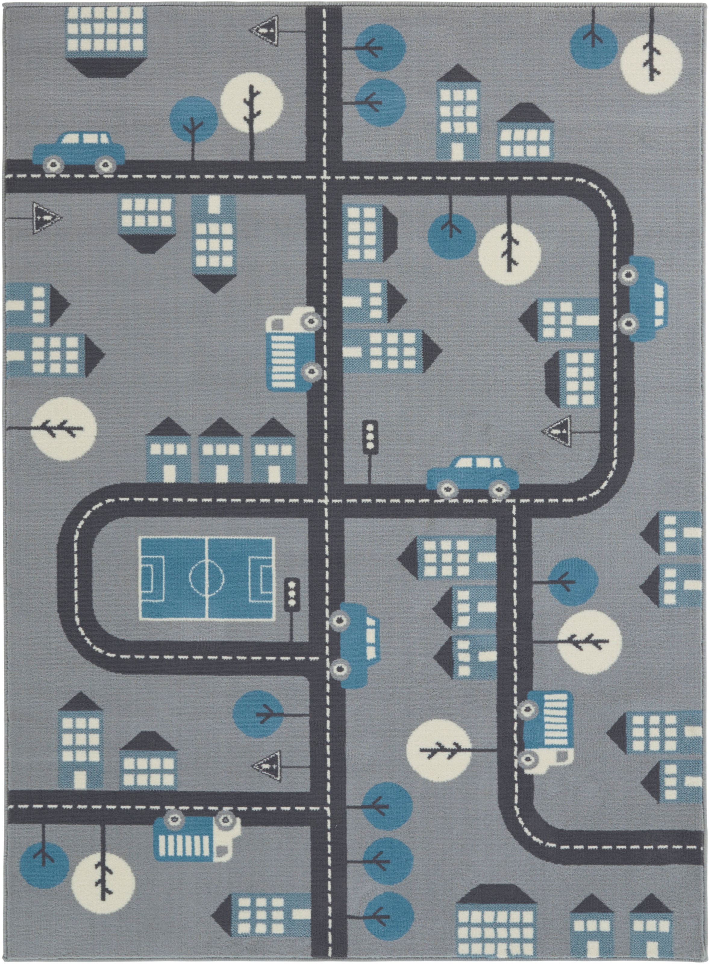 HANSE Home Teppich »Town«, rechteckig, Kurzflor, Kinderteppich ...