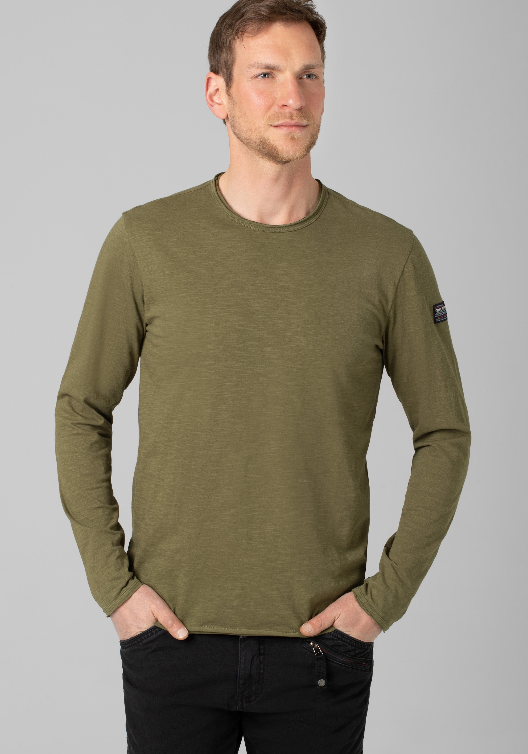 TIMEZONE Langarmshirt »Ribbed Basic Longsleeve« für | BAUR