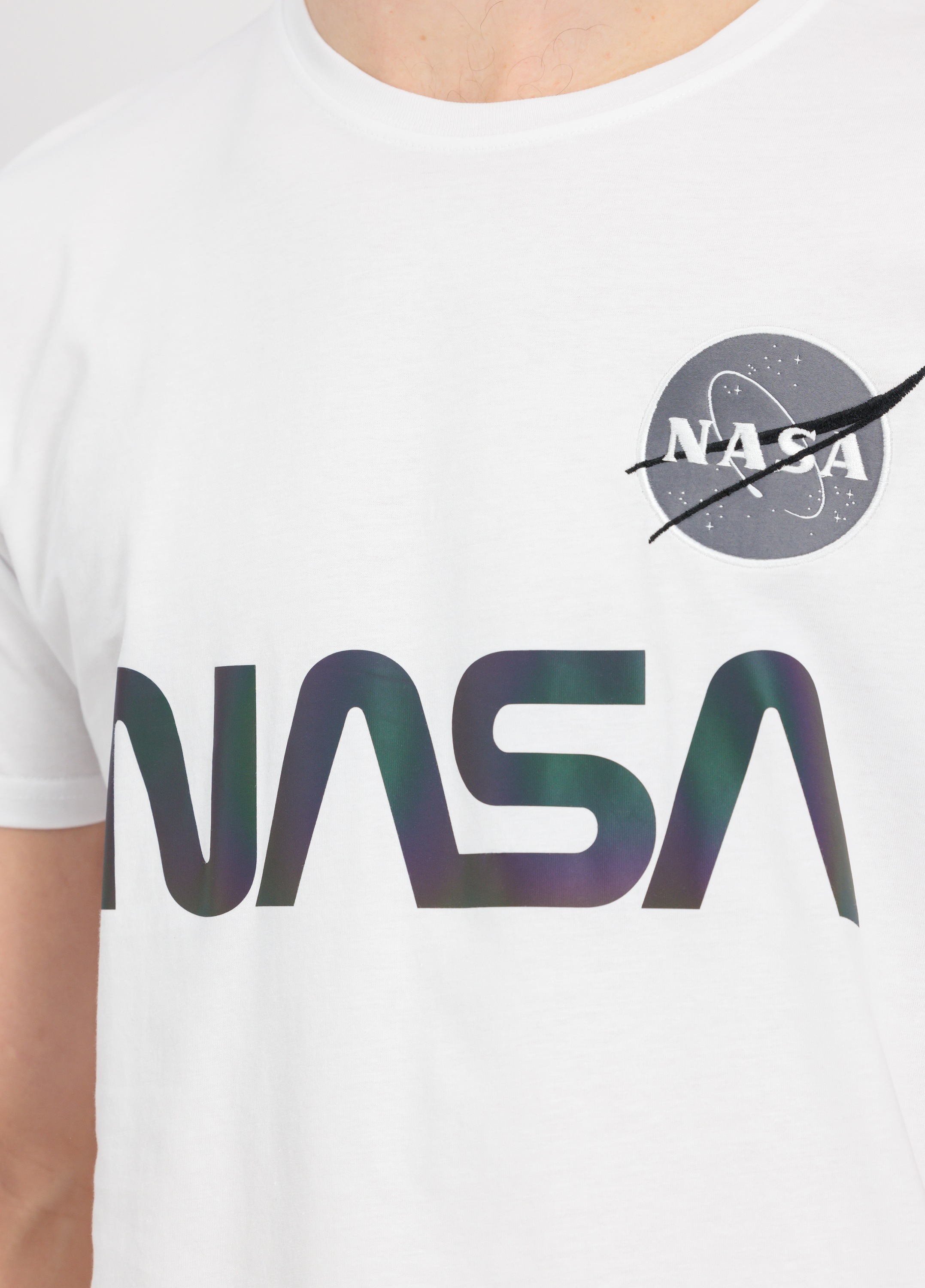 Alpha Industries T-Shirt »Alpha Industries Men - T-Shirts NASA Rainbow ...