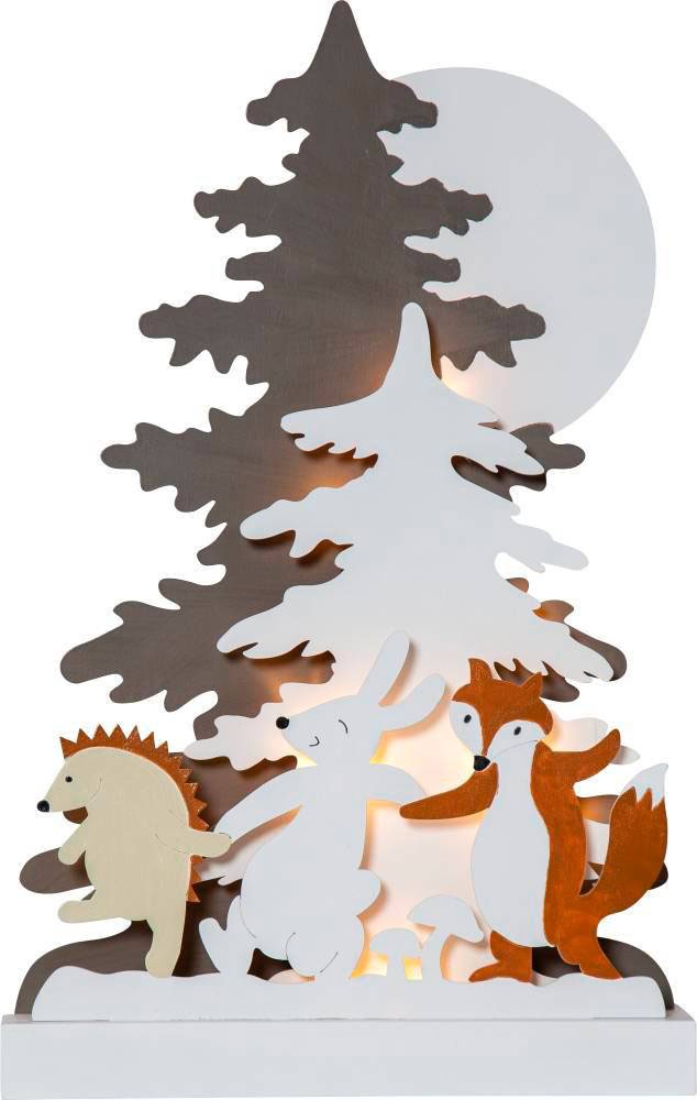 EGLO LED Dekoobjekt »FOREST FRIENDS«, 10 flammig-flammig, LED Wald ...