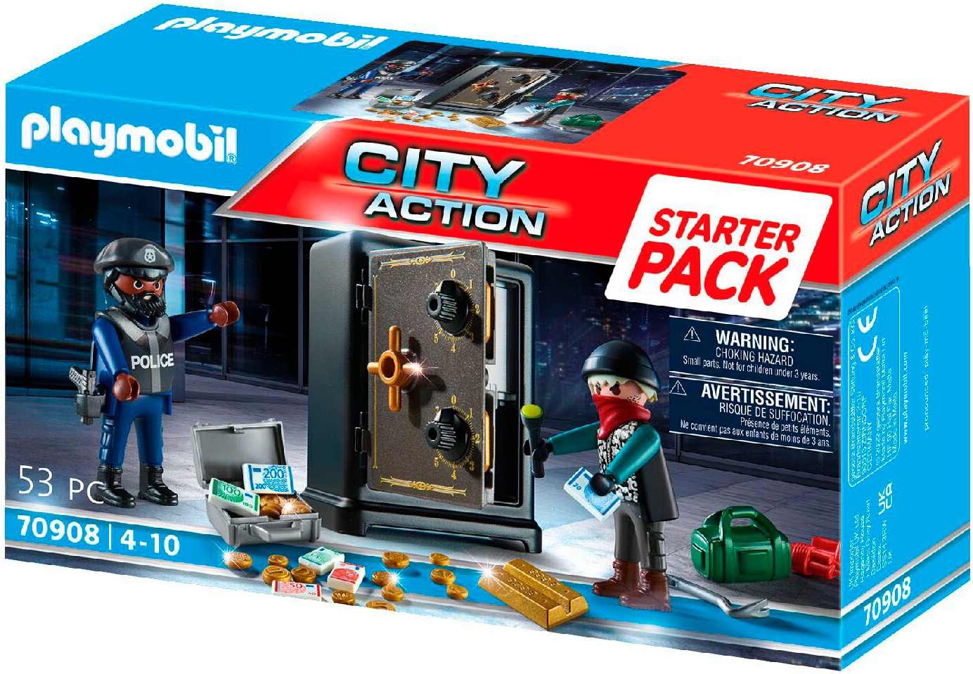 Playmobil® Konstruktions-Spielset »Starter Pack Tresorknacker (70908 ...
