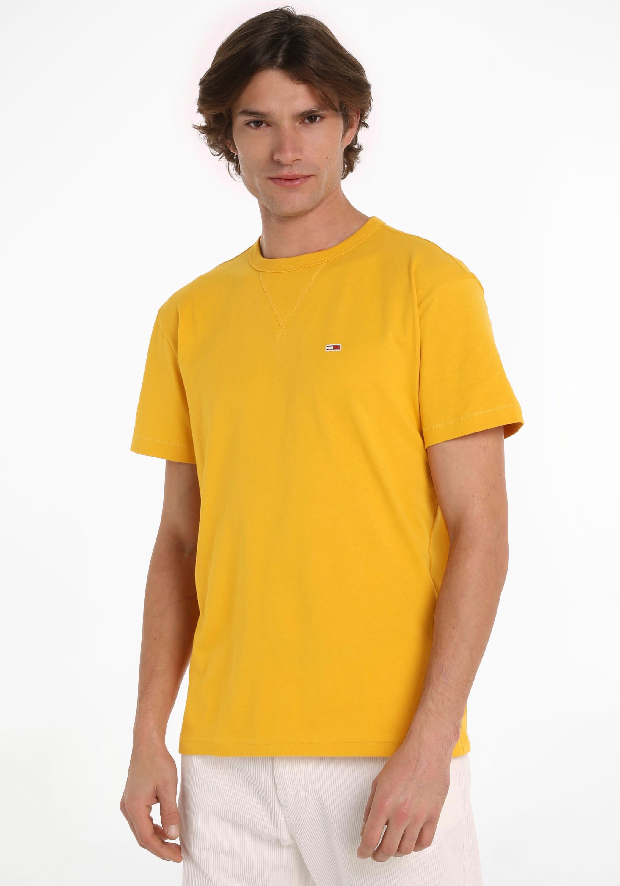 Tommy Jeans T Shirt TJM CLSC RIB DETAIL FLAG TEE fur BAUR