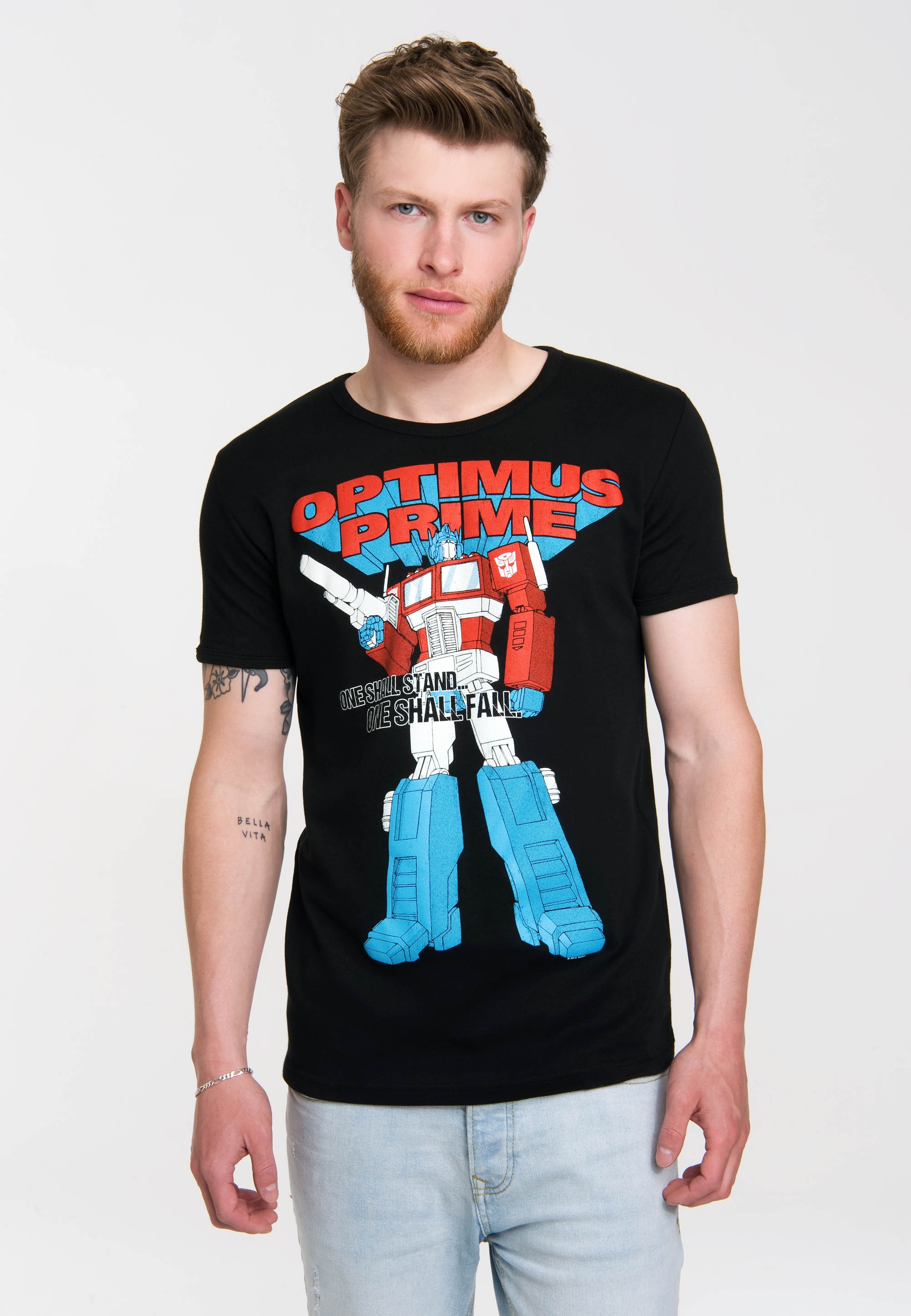 LOGOSHIRT T-Shirt »Transformers - Oprimus Prime - One Shall Stand«, mit ...