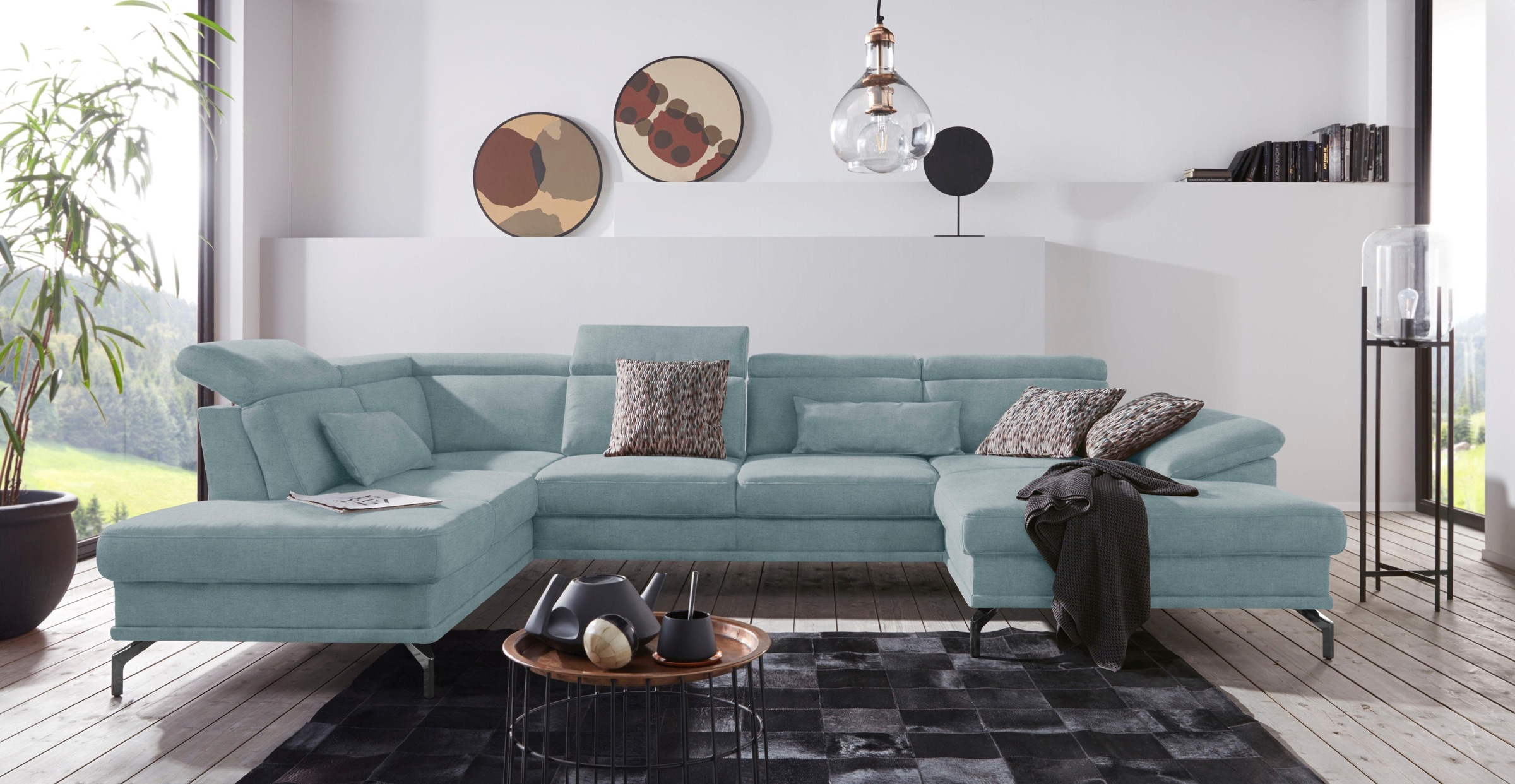 Preisvergleich für sit&more Wohnlandschaft Scorpio U-Form, inklusive ...