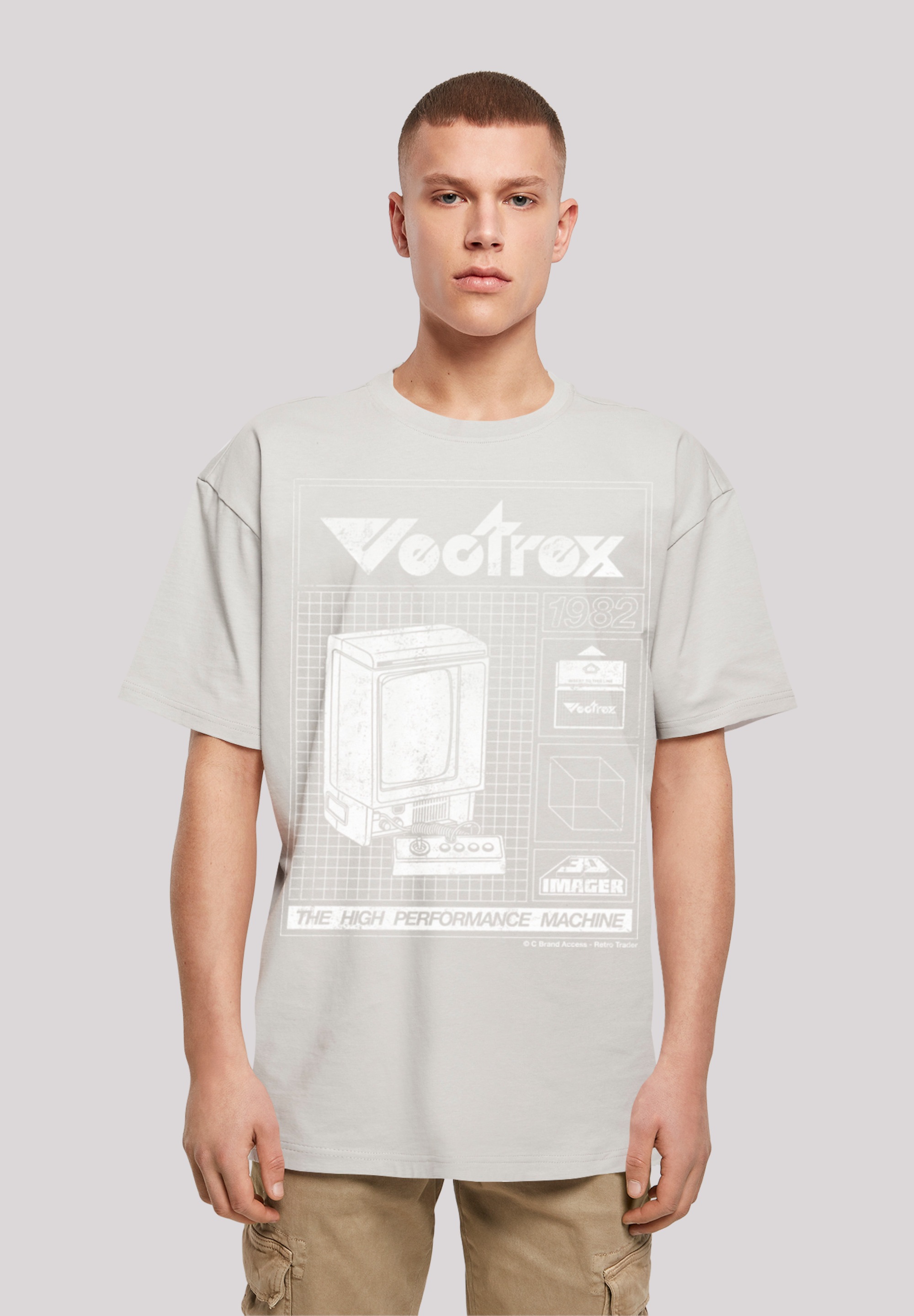 F4NT4STIC T-Shirt »Vectrex 1982 Retro Gaming SEVENSQUARED«, Print ...