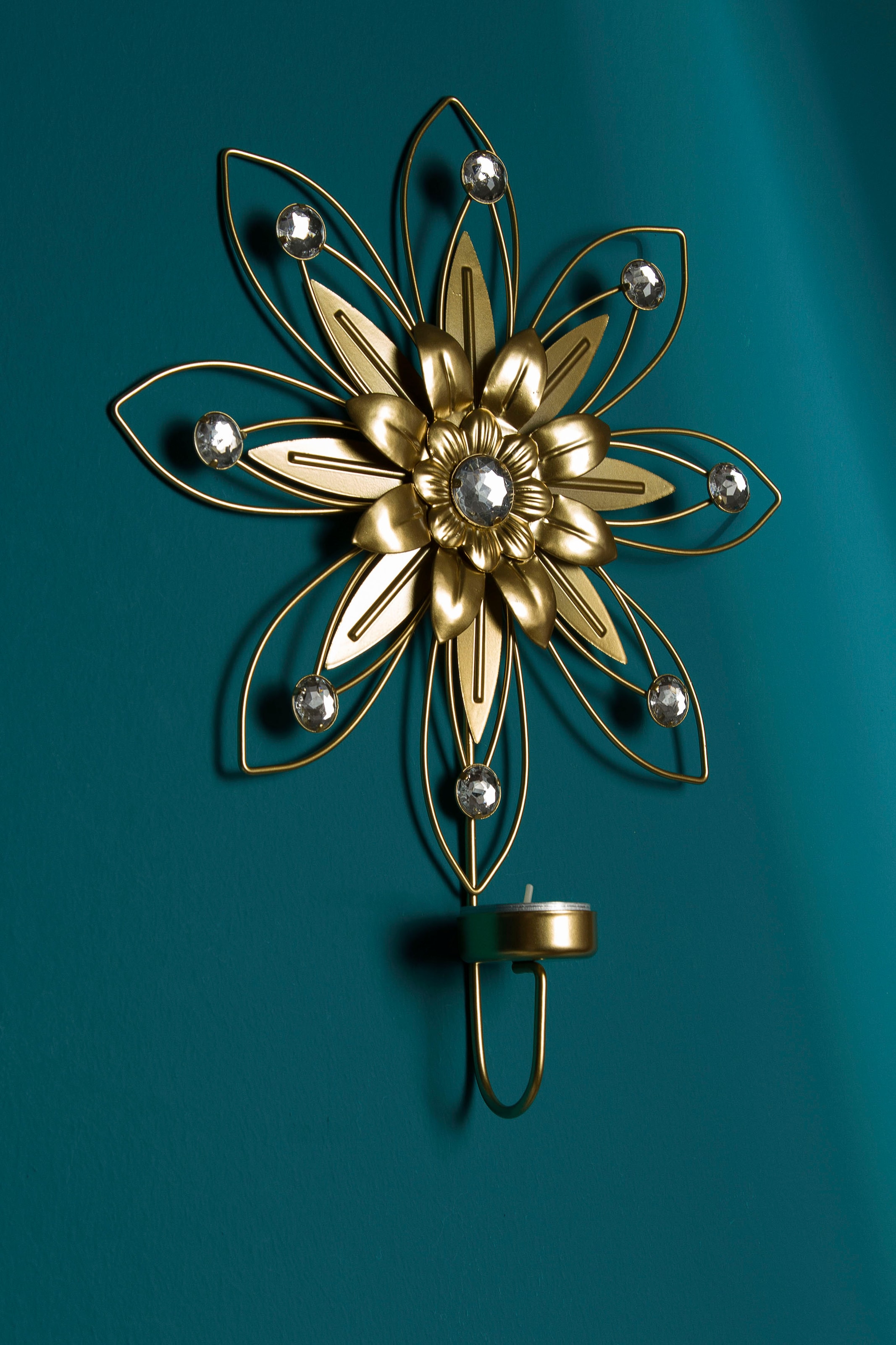 Myflair Möbel & Accessoires Wandkerzenhalter »Ballala, gold«, (Set, 4 St.) | BAUR