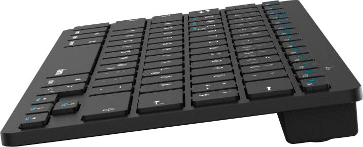 Hama Tastatur »Bluetooth-Tastatur "KEY4ALL X510", Schwarz« | BAUR