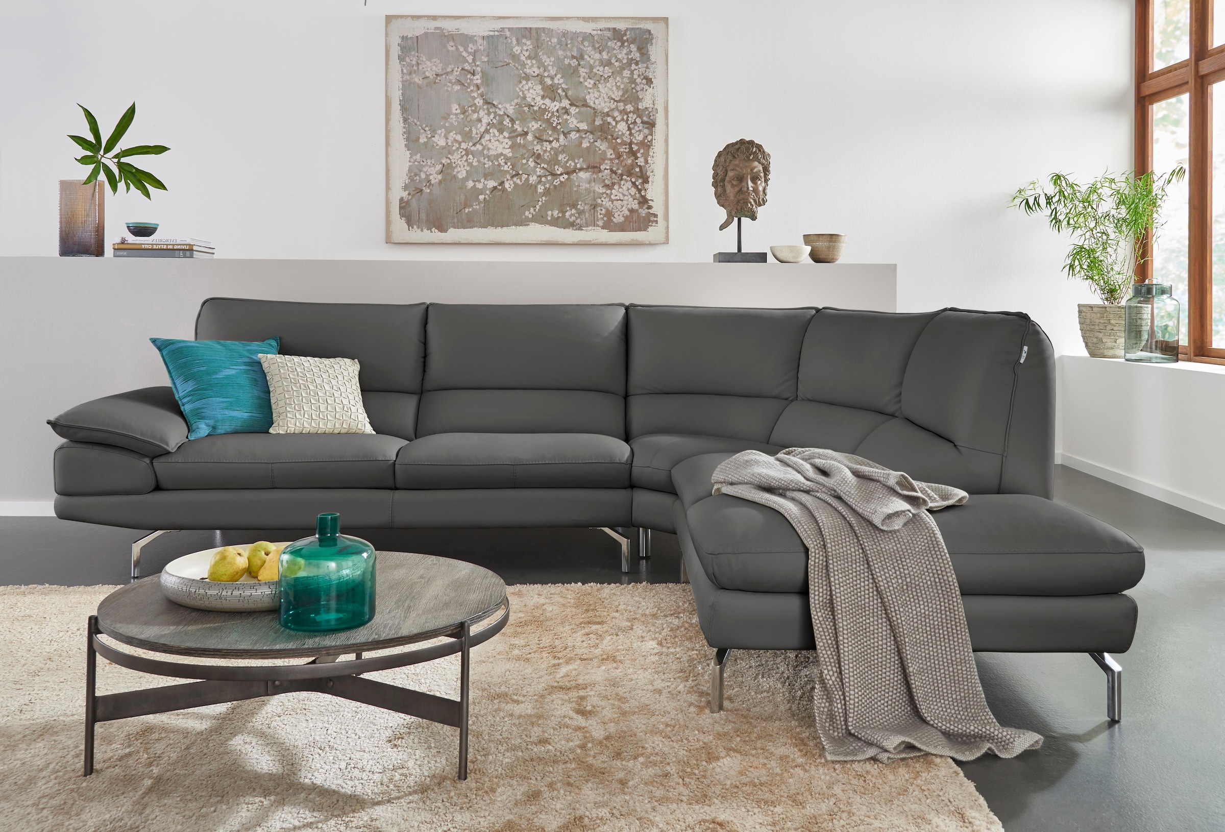 CALIA ITALIA Ecksofa »Dave, italienisches Designsofa L-Form ...