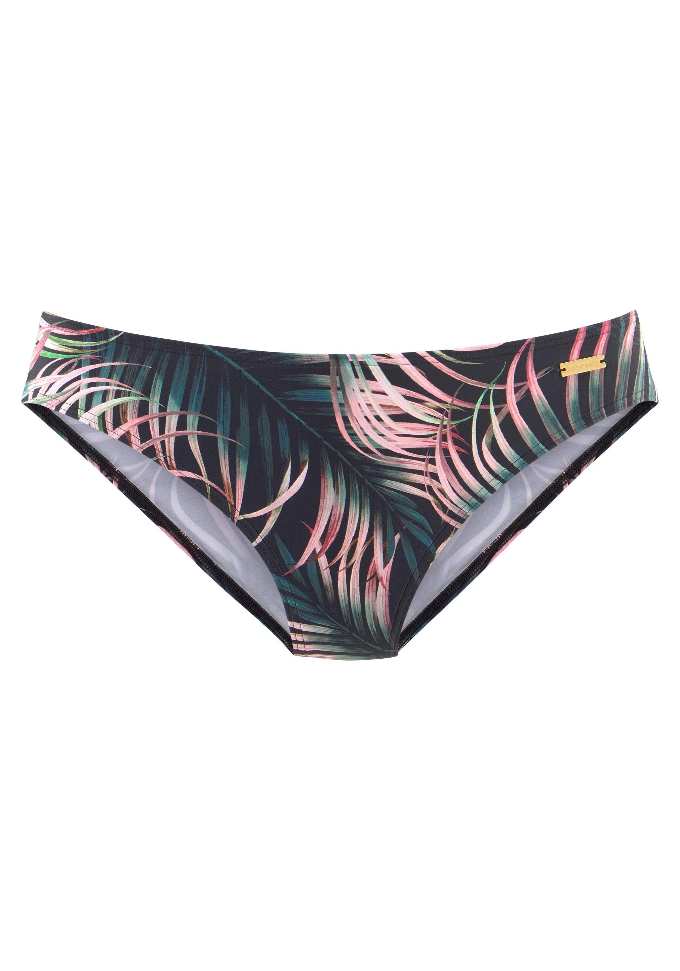 LASCANA Bikini-Hose »Reese«, im Palmendesign bestellen | BAUR