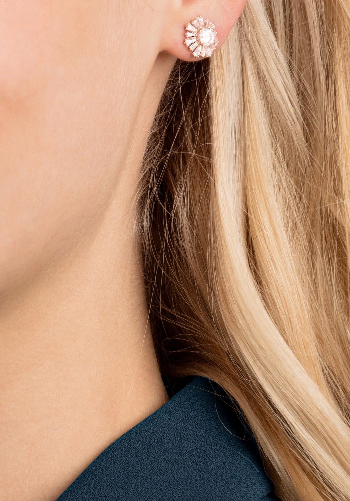 Swarovski Paar Ohrstecker »Sunshine, weiss, rosé Vergoldung, 5459597 ...