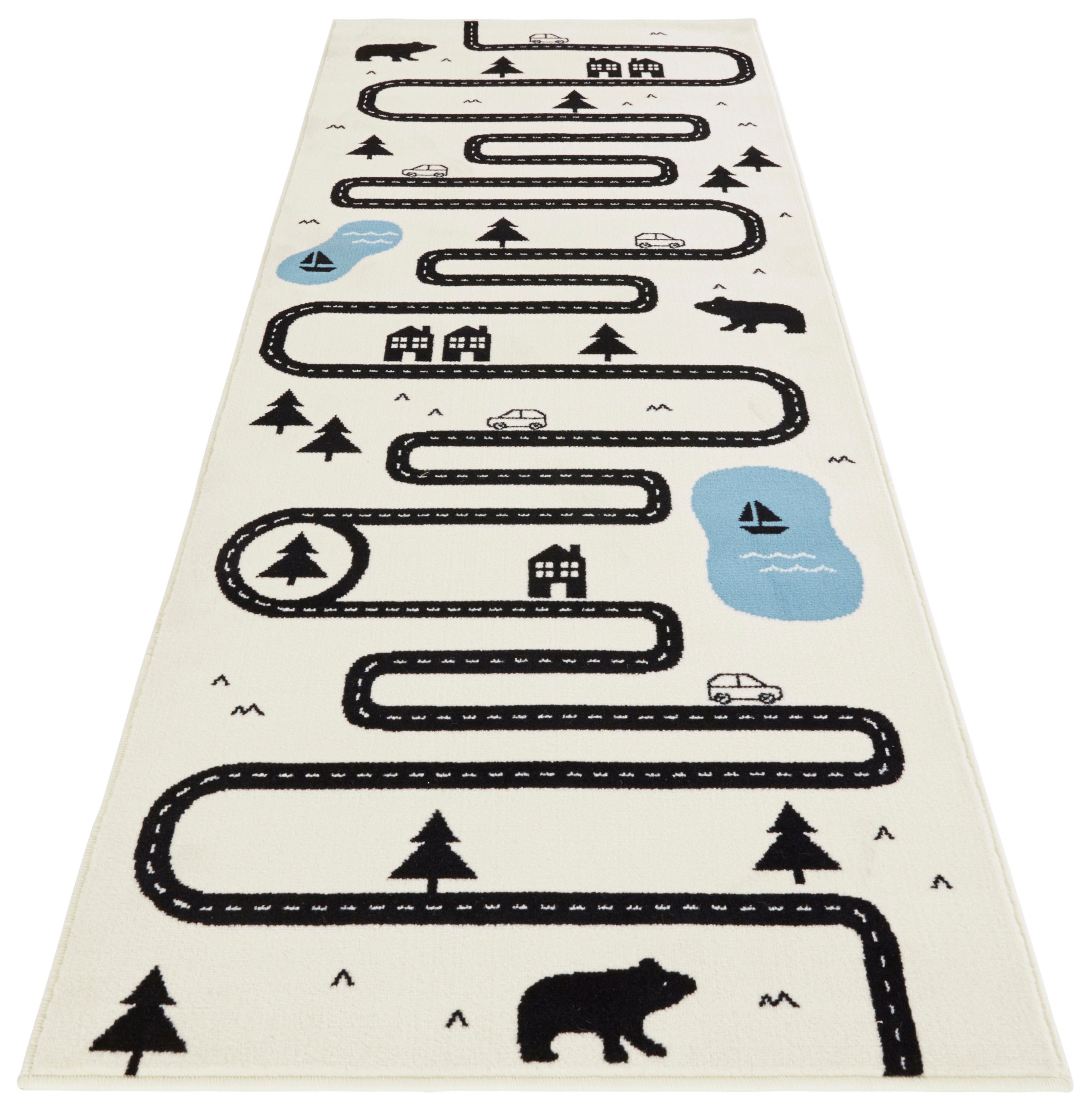 HANSE Home Teppich »Trail«, rechteckig, 0,9 mm Höhe, Kurzflor ...