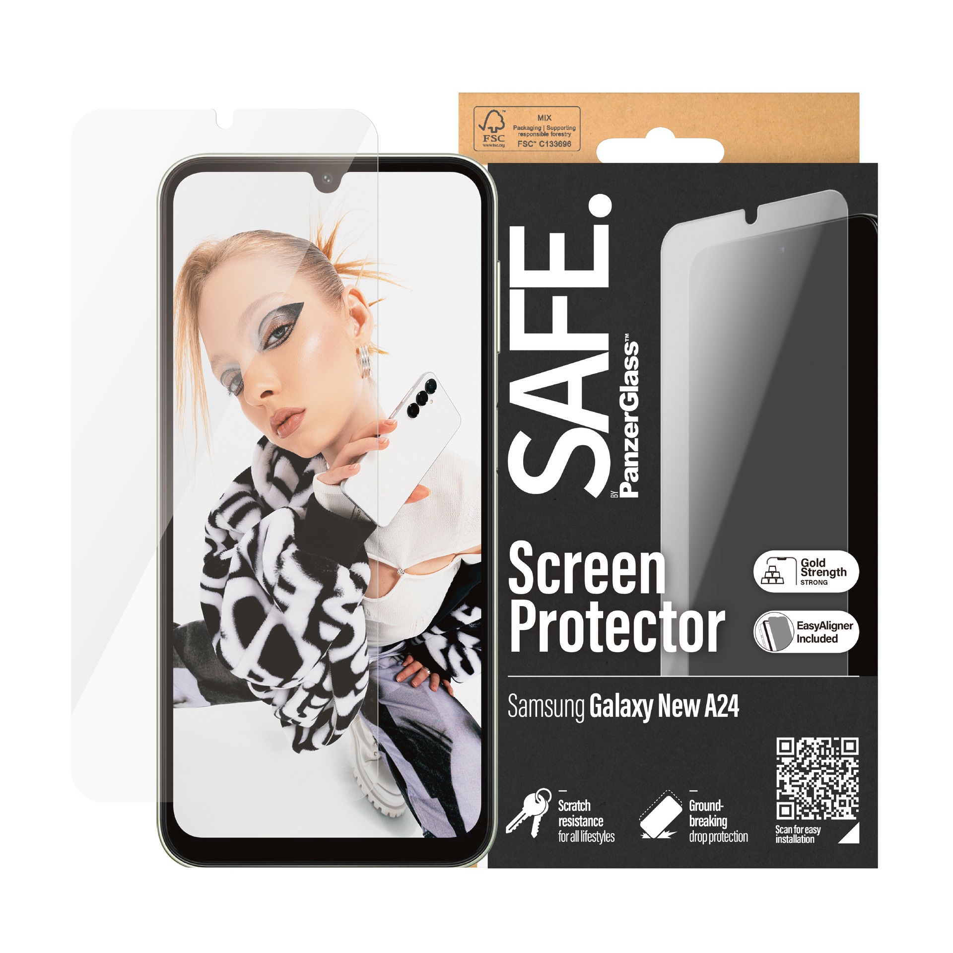 SAFE by PanzerGlass Displayschutzglas »Screen Protector für Samsung A24 ...