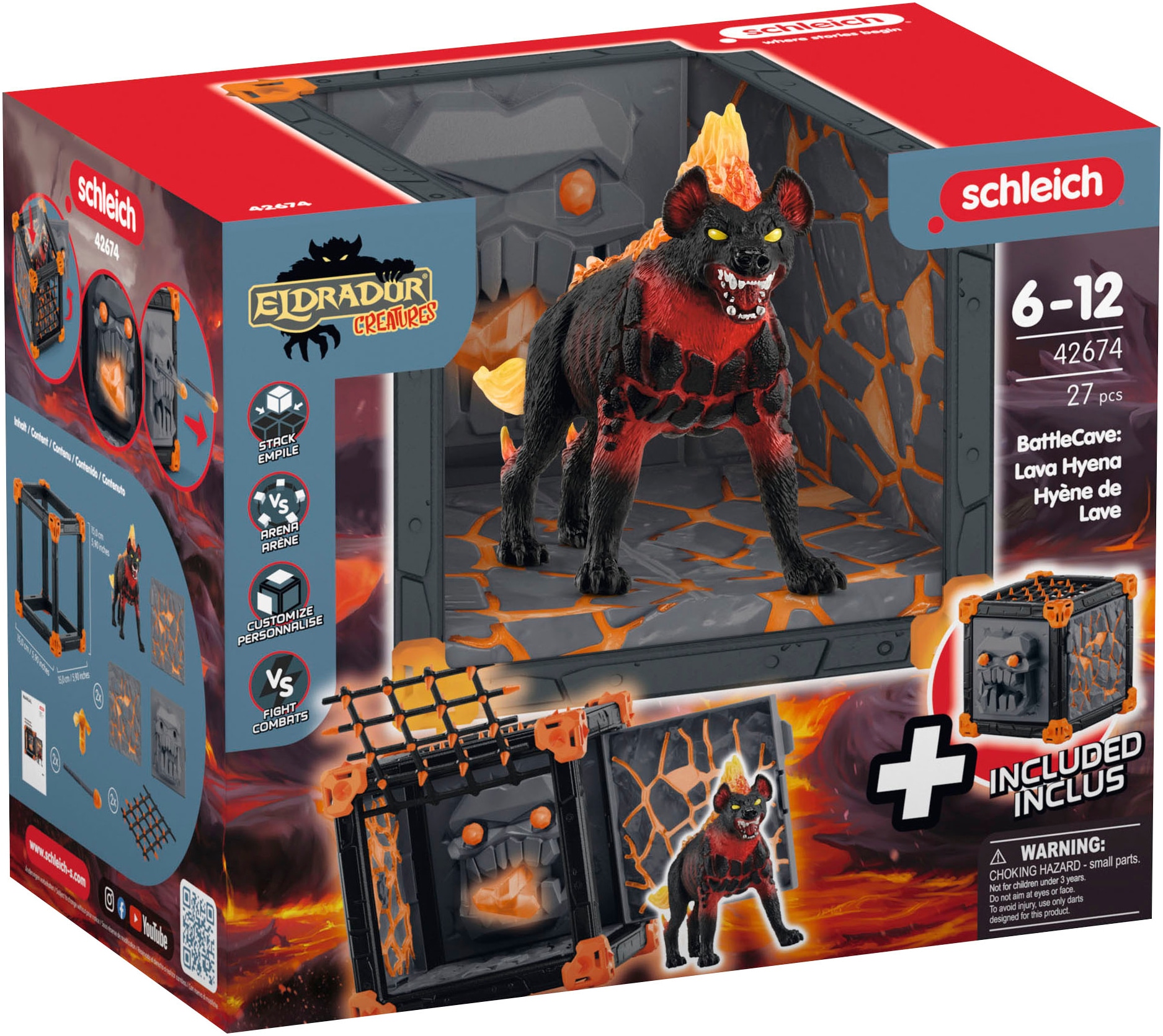 Black Friday Schleich® Spielfigur »ELDRADOR® CREATURES, BattleCave ...