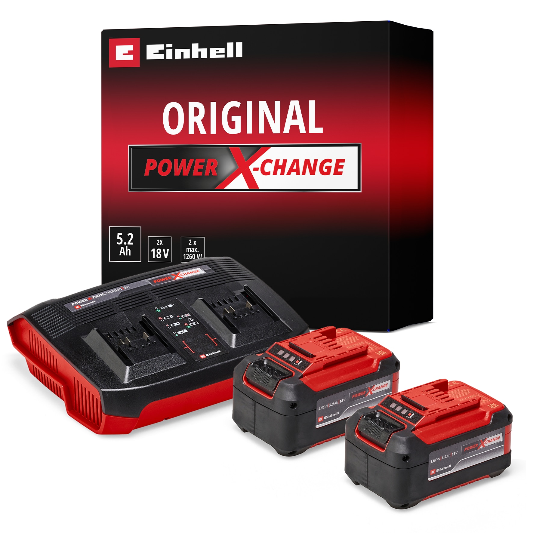 Einhell Akku Starter-Set »»PXC-Starter-Kit««, 18 V, 5,2 Ah, inkl ...