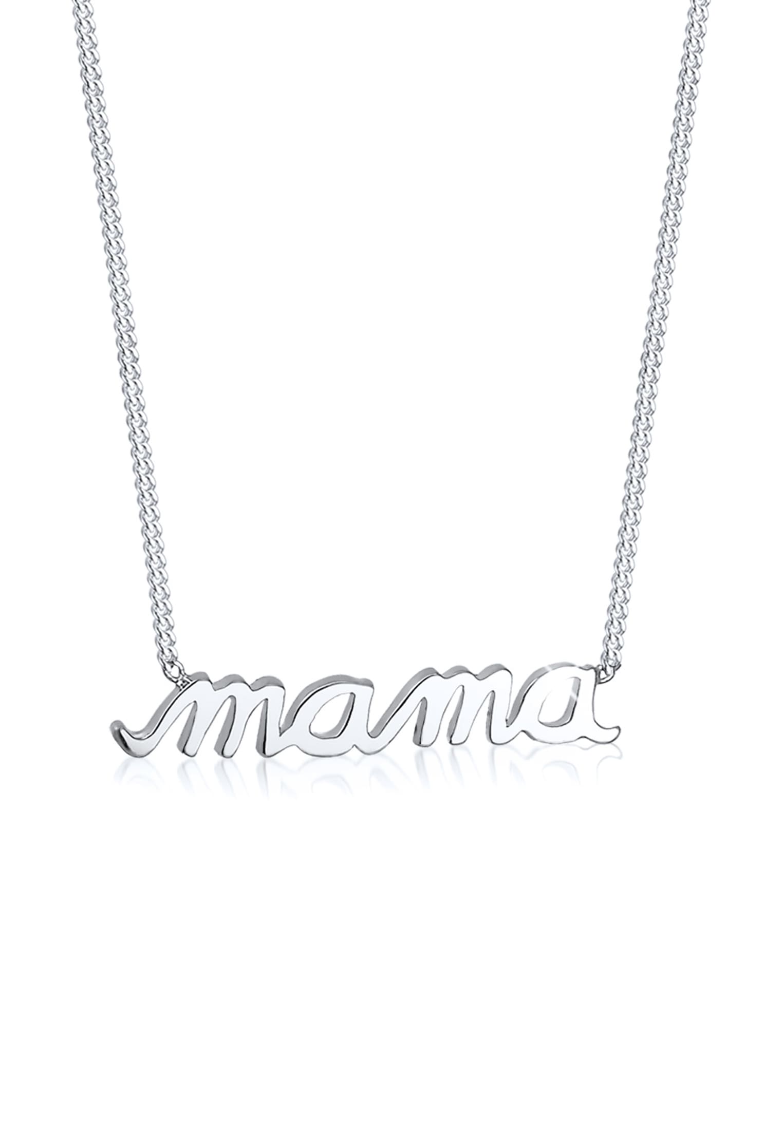 Elli Kette mit Anhänger »Mama Schriftzug Wording Muttertag Liebe 925 ...