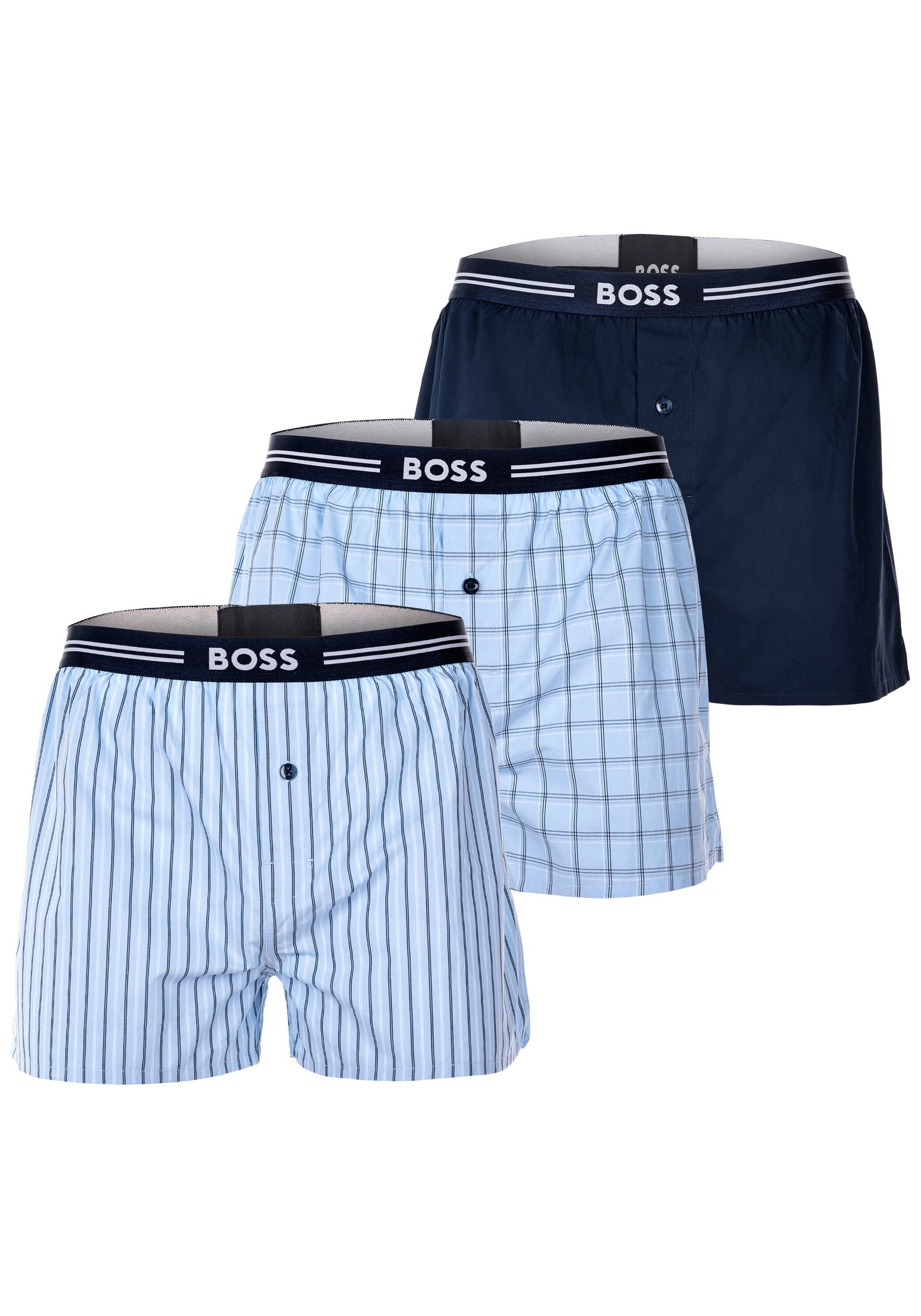 BOSS Webboxer »Web-Boxershorts 3er Pack« | BAUR