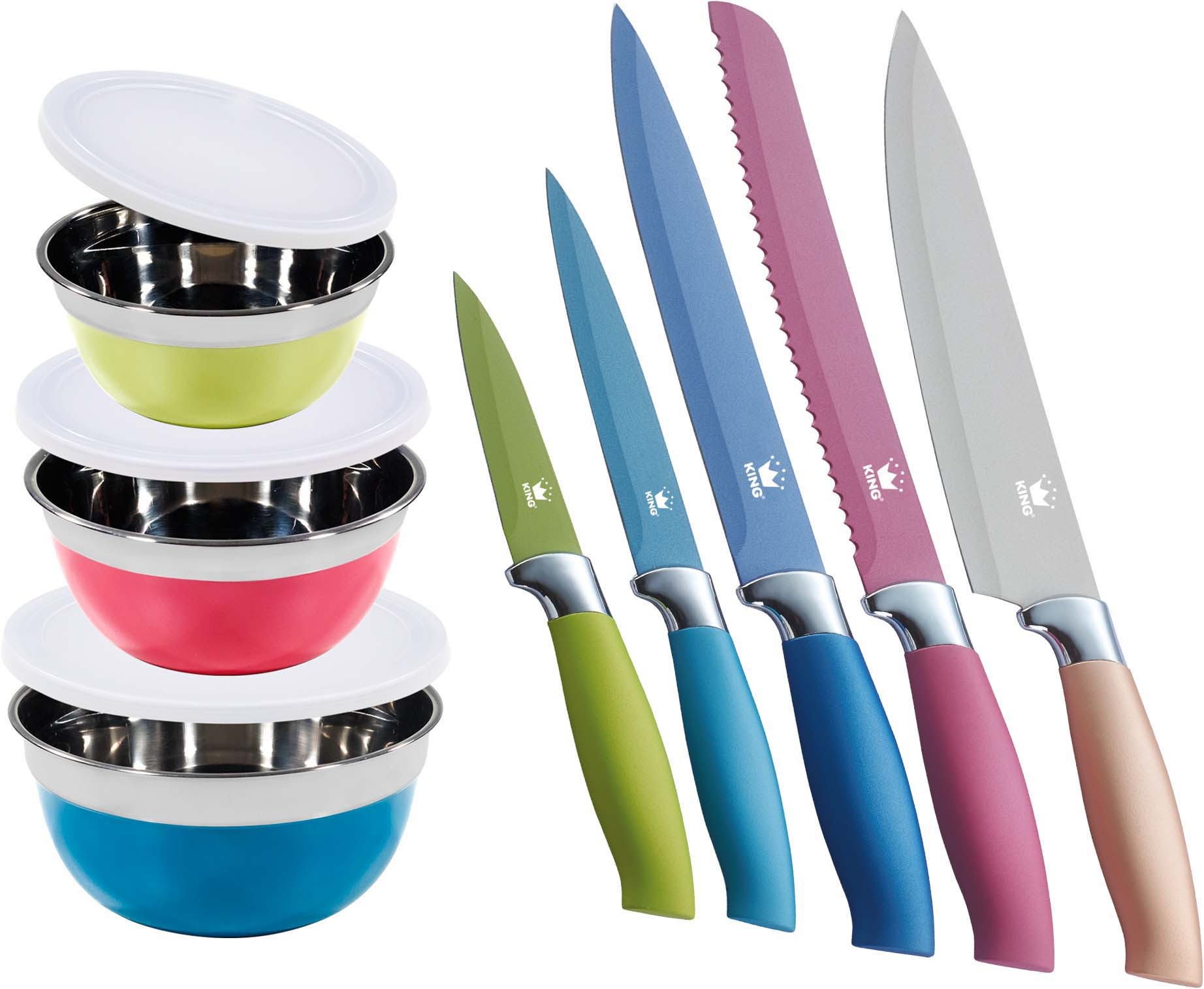 Preisvergleich für KING Messer-Set AROMI Metallic inklusive 3tlg ...