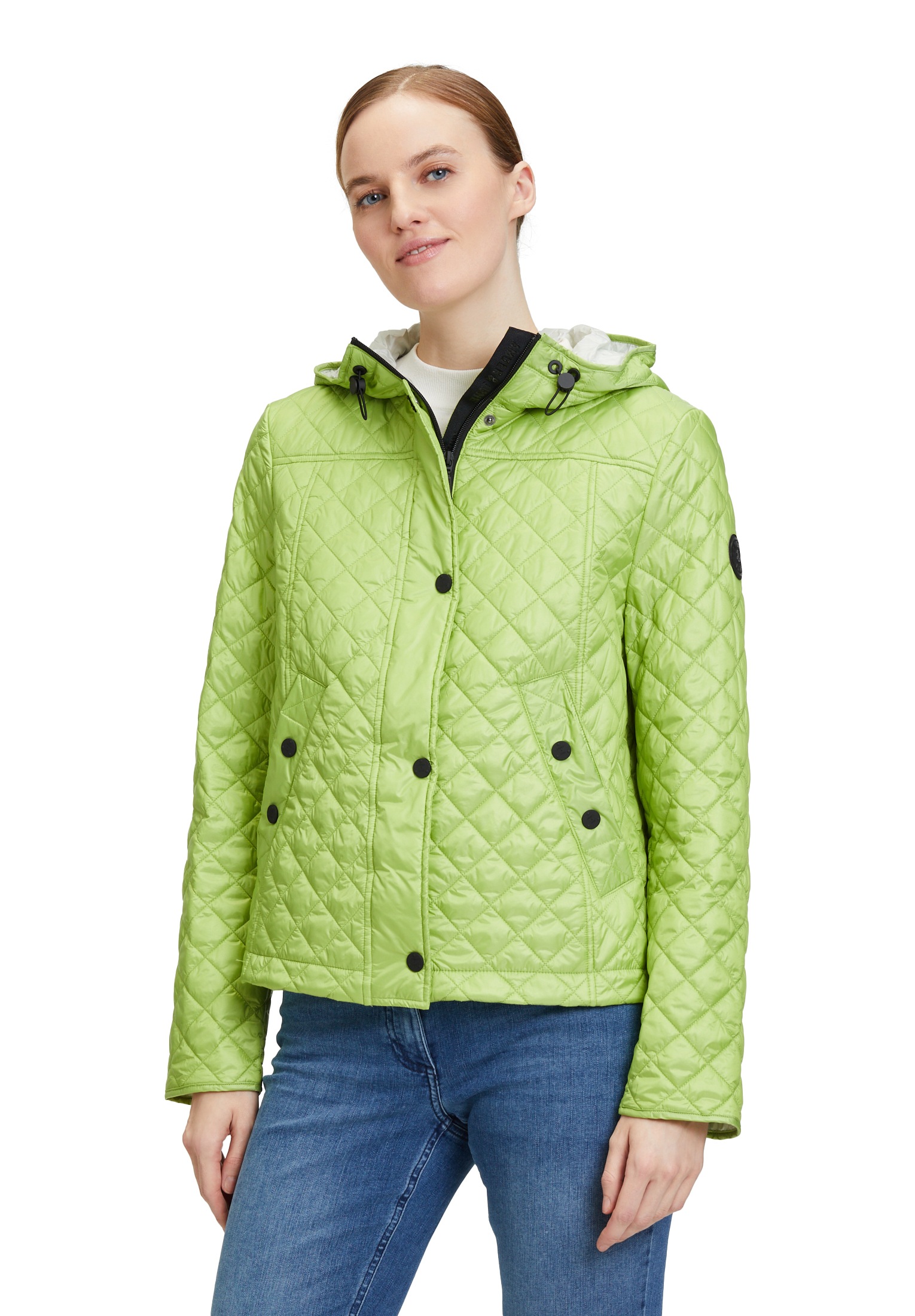 Amber & June Steppjacke »Amber & June Steppjacke mit Kapuze«, mit ...