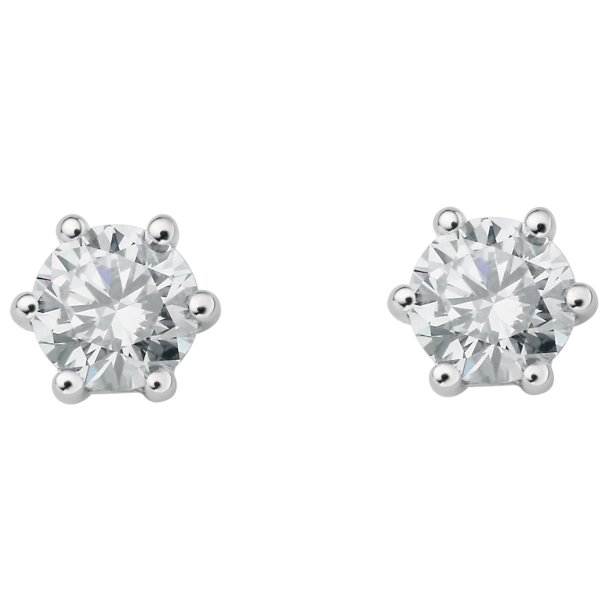 Black Friday ONE ELEMENT Paar Ohrhänger »0.4 ct Diamant Brillant Ohrringe Ohrstecker aus 750 ...