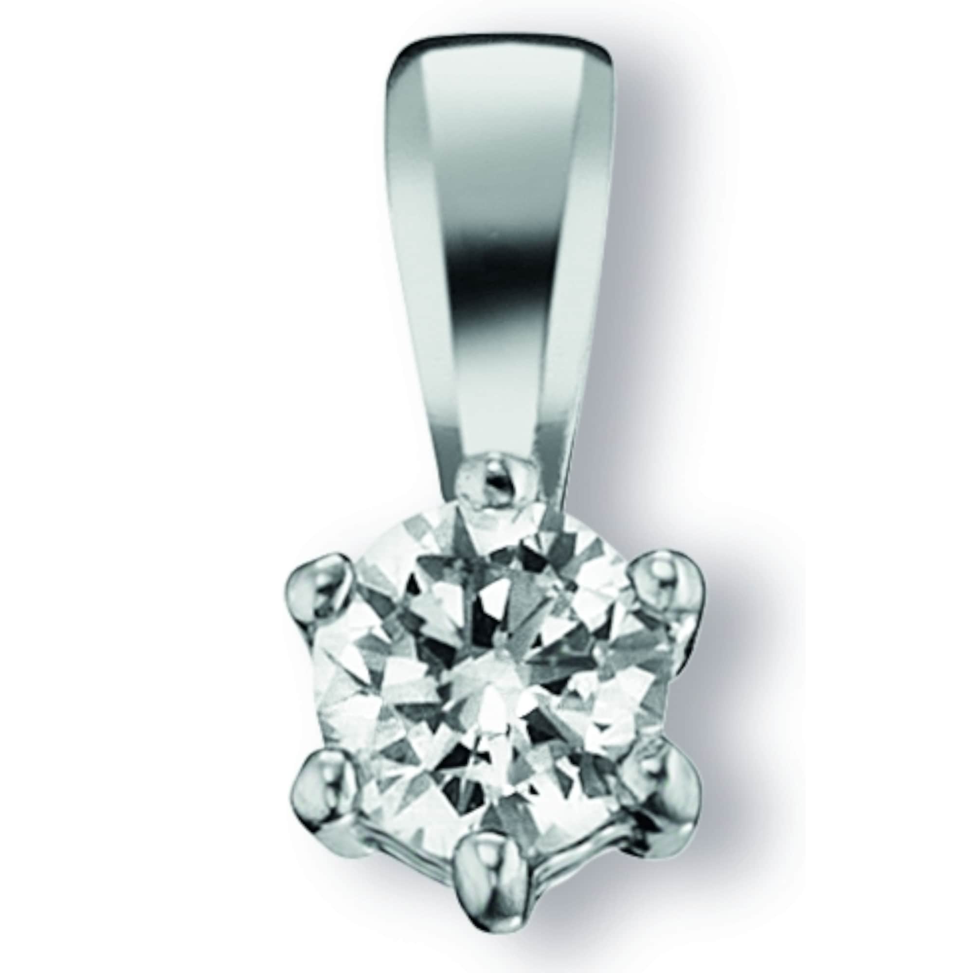 ONE ELEMENT Kette mit Anhänger »Zirkonia Anhänger aus 925 Silber ...